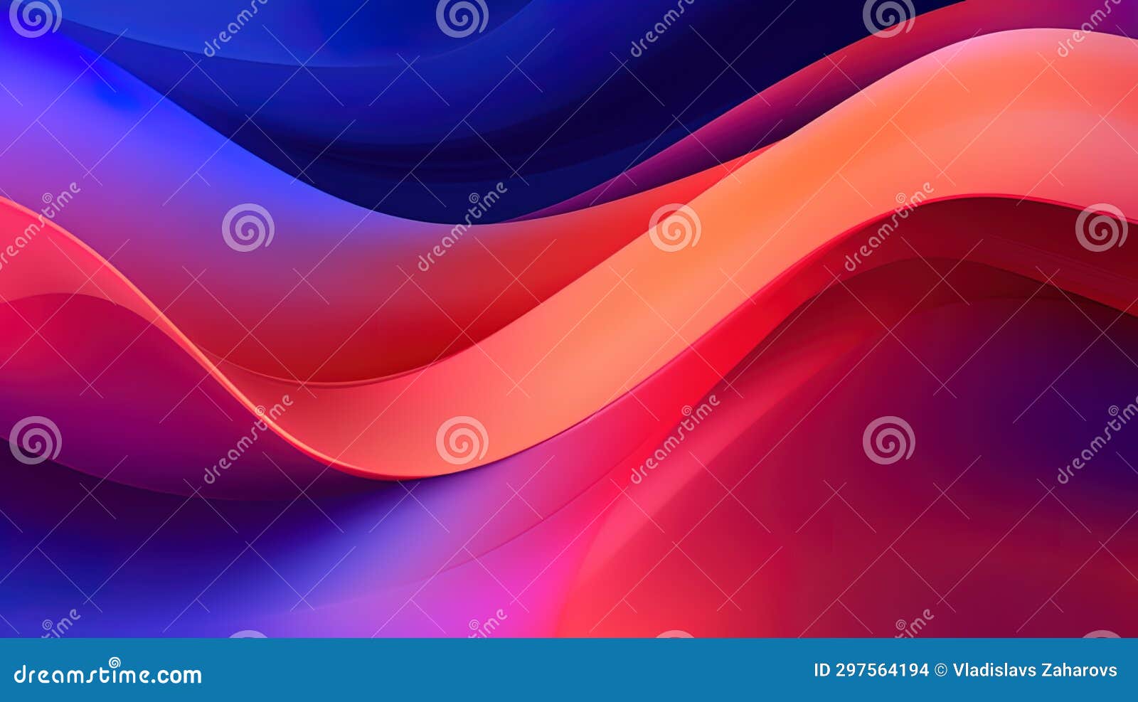 Abstract Background Utilizes Gradients, Creating Visual Color ...