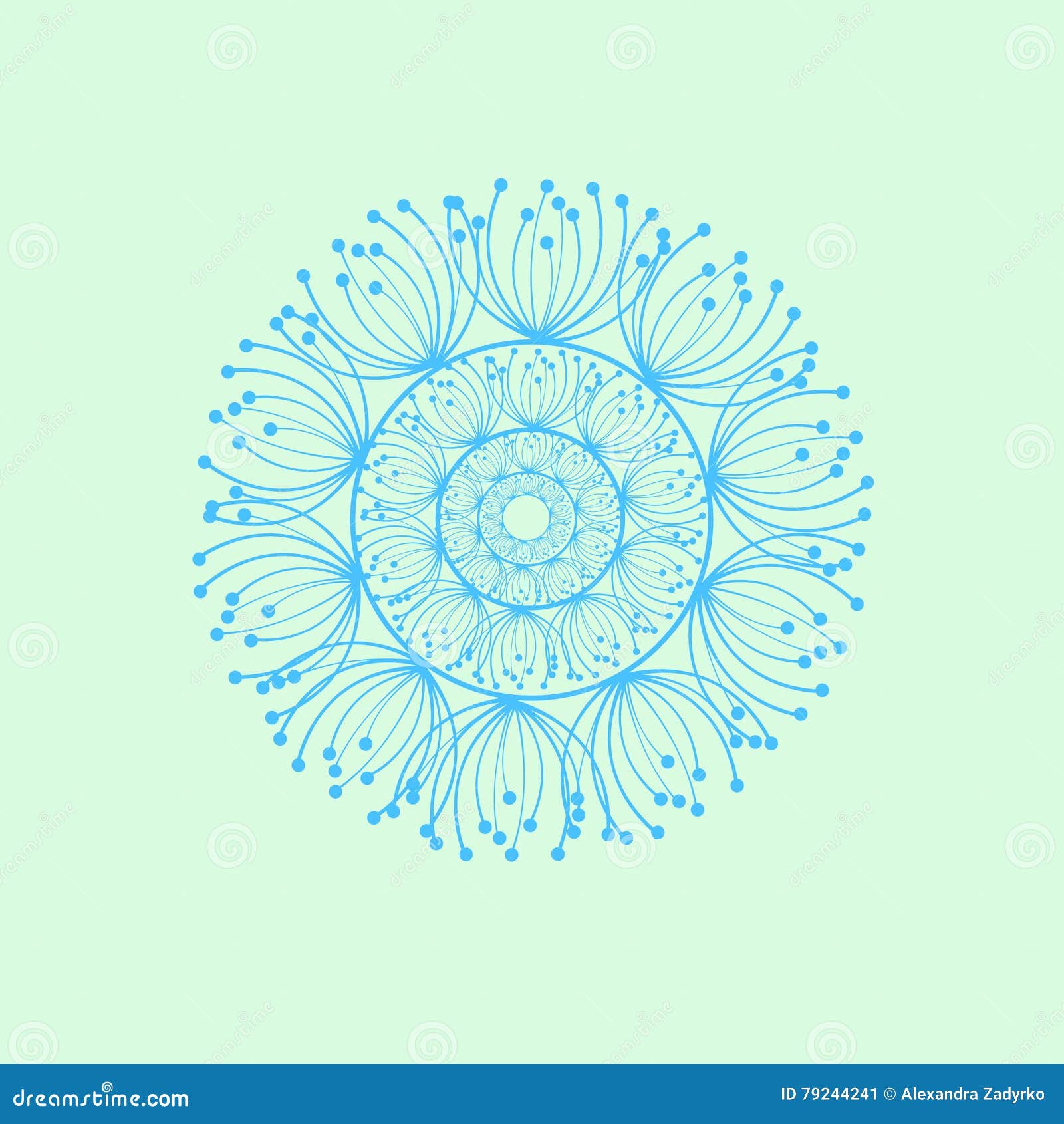 Abstract Background. Vector Beautiful Circle Stock Illustration ...