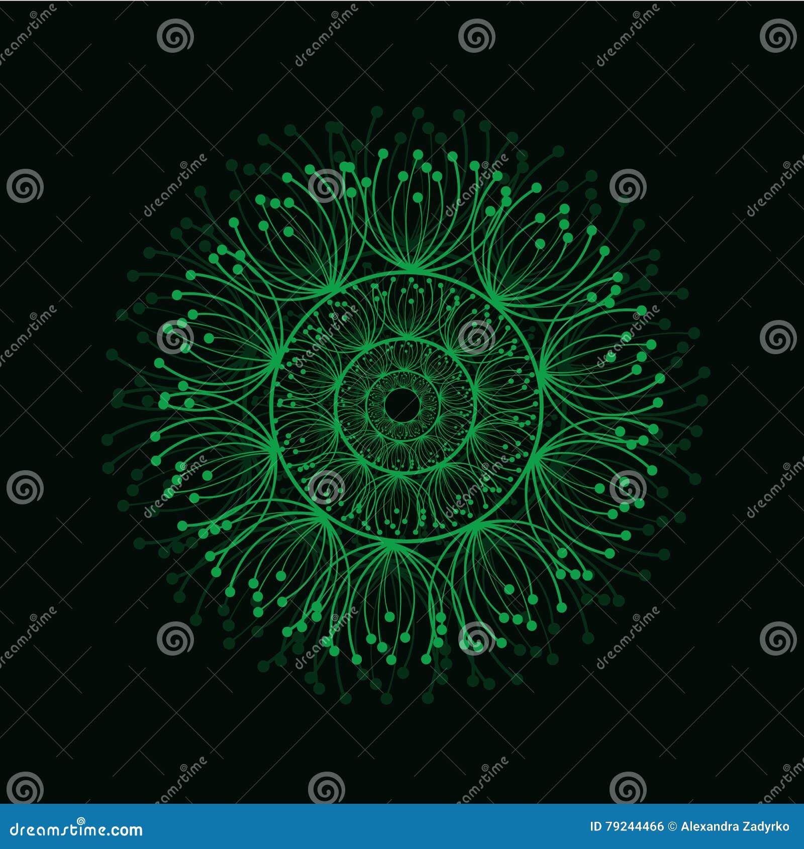 Abstract Background. Vector Beautiful Circle Stock Illustration ...