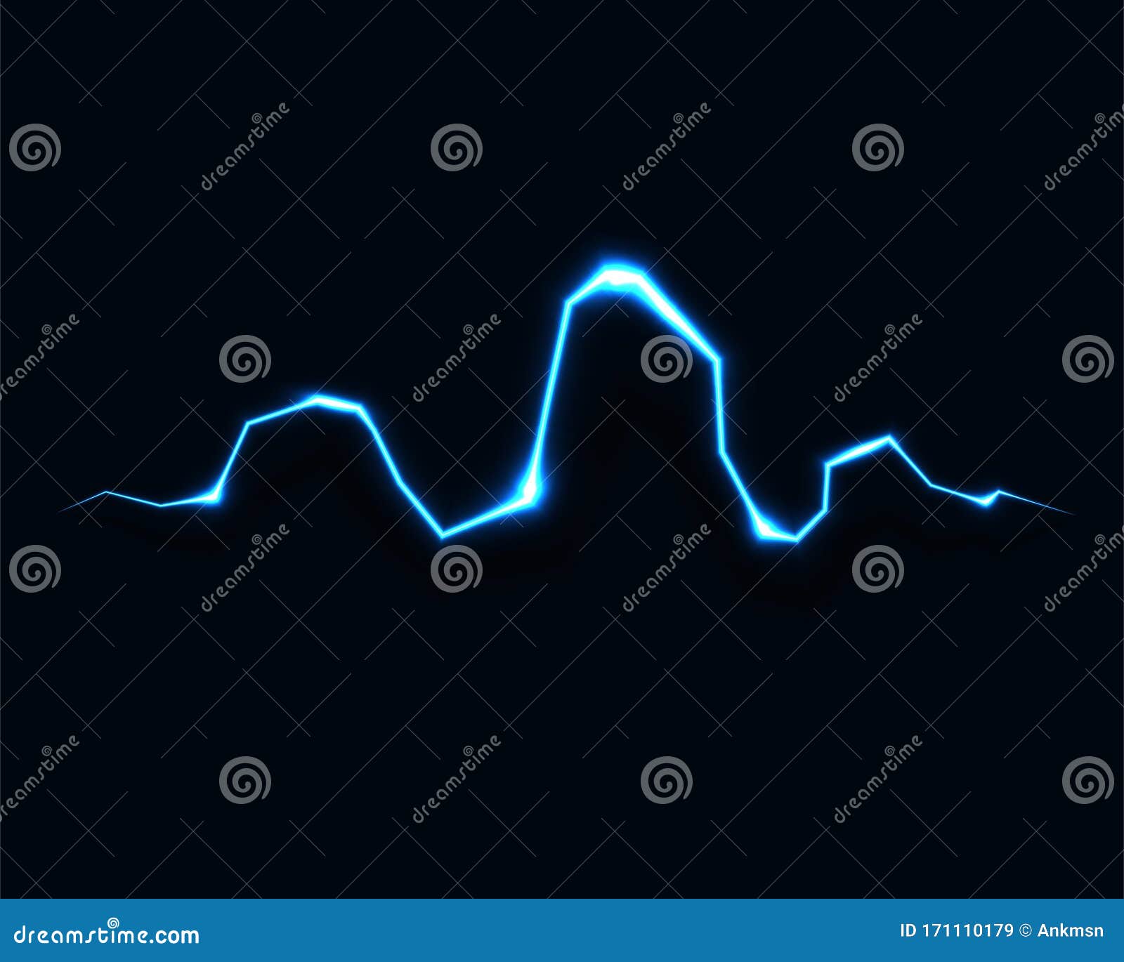 Abstract Background Vector Electric Light. Spark Flash Effect. Bright ...