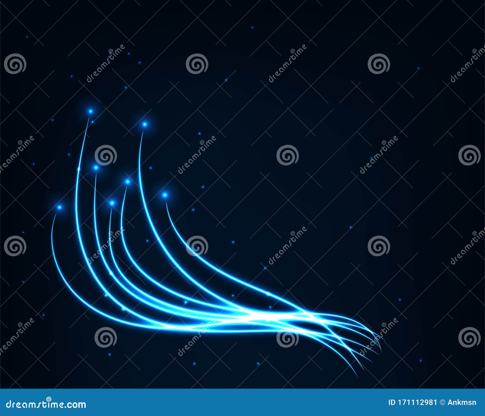 Abstract Background Vector Electric Light. Spark Flash Effect. Bright ...