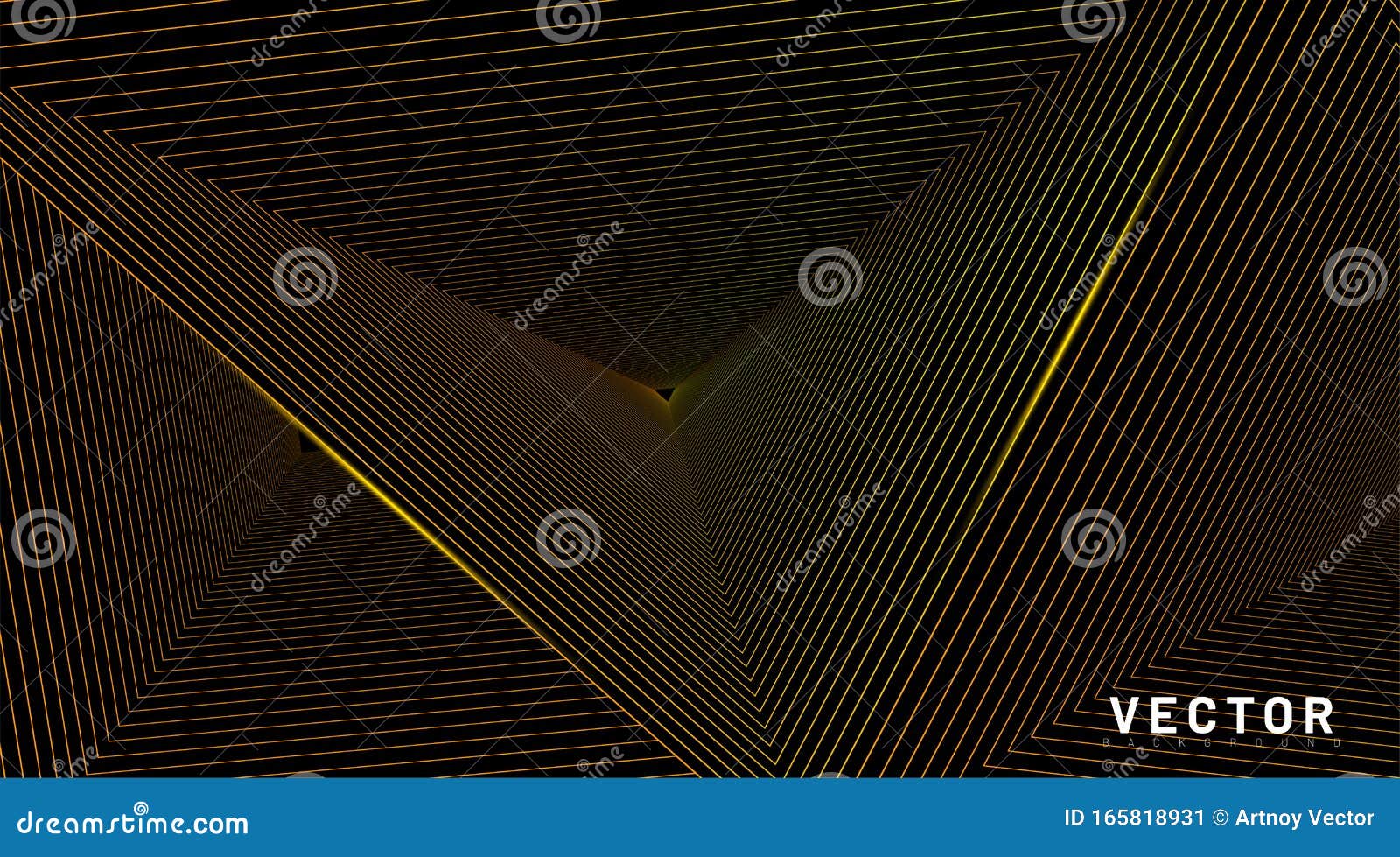 Abstract Background Vector. Illusion Of Triangular Lines. Vector ...