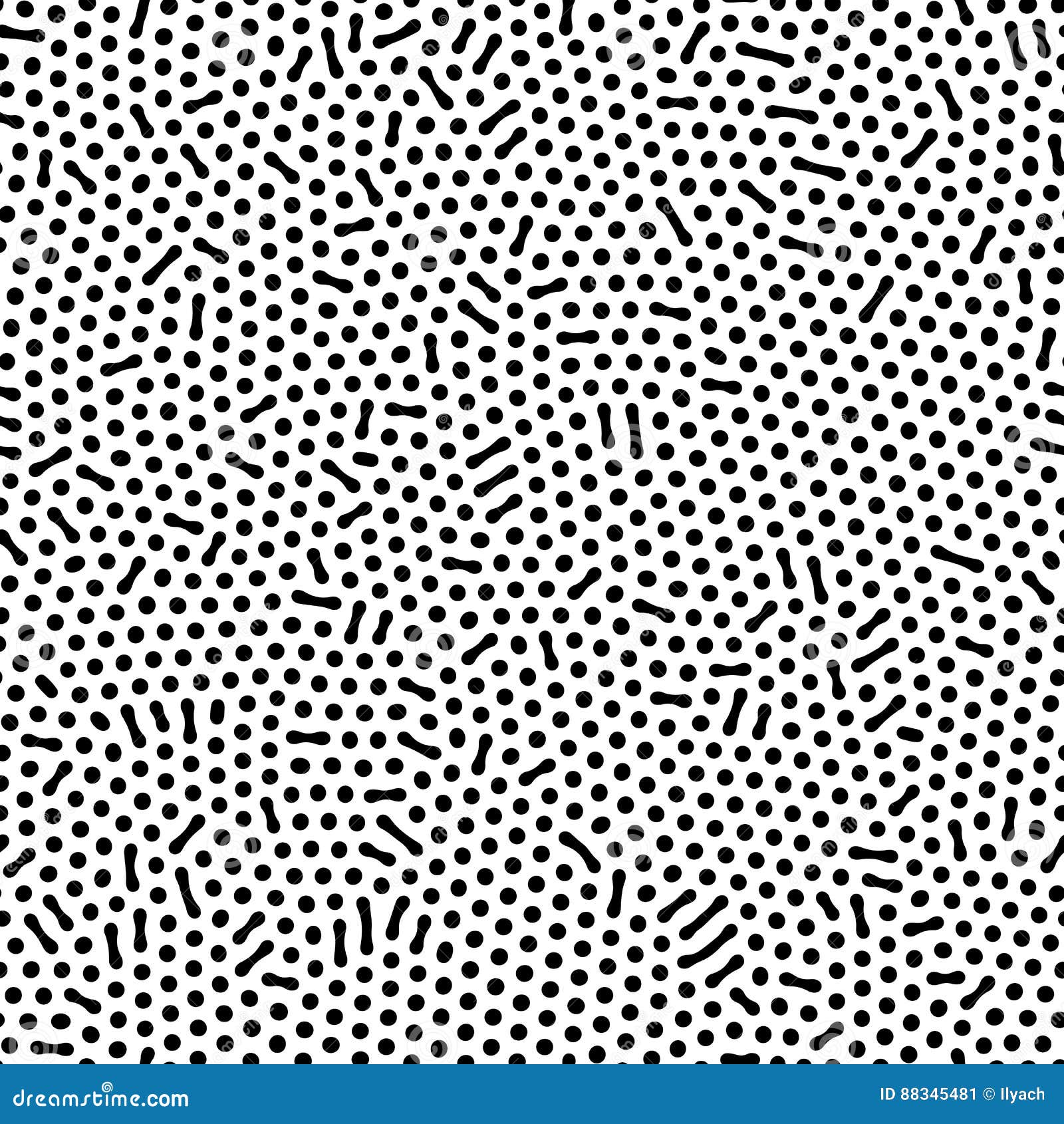 Abstract Background of Vector Organic Irregular Lines and Dots Pattern ...