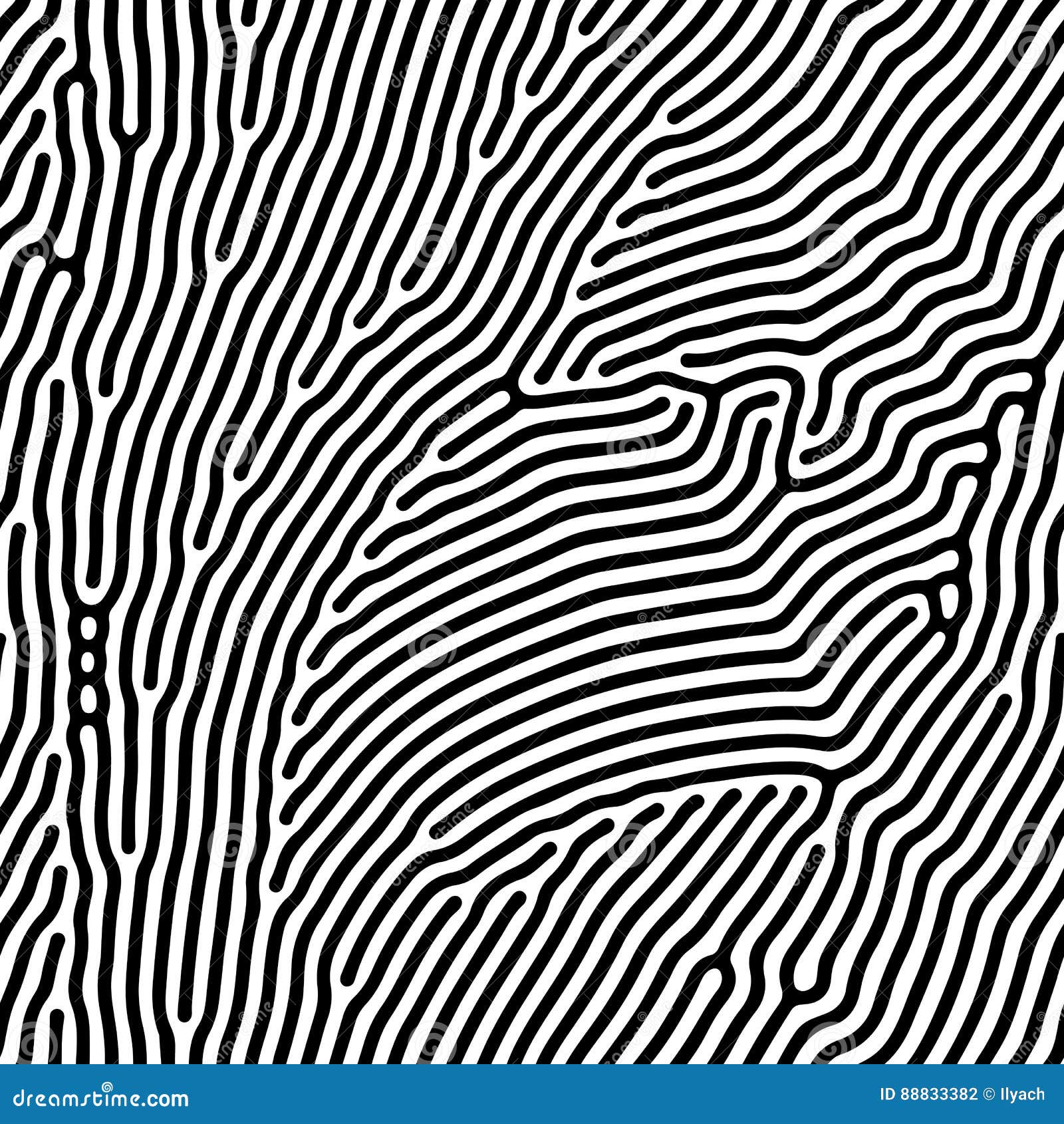 Abstract Background of Vector Organic Irregular Lines Maze Pattern ...