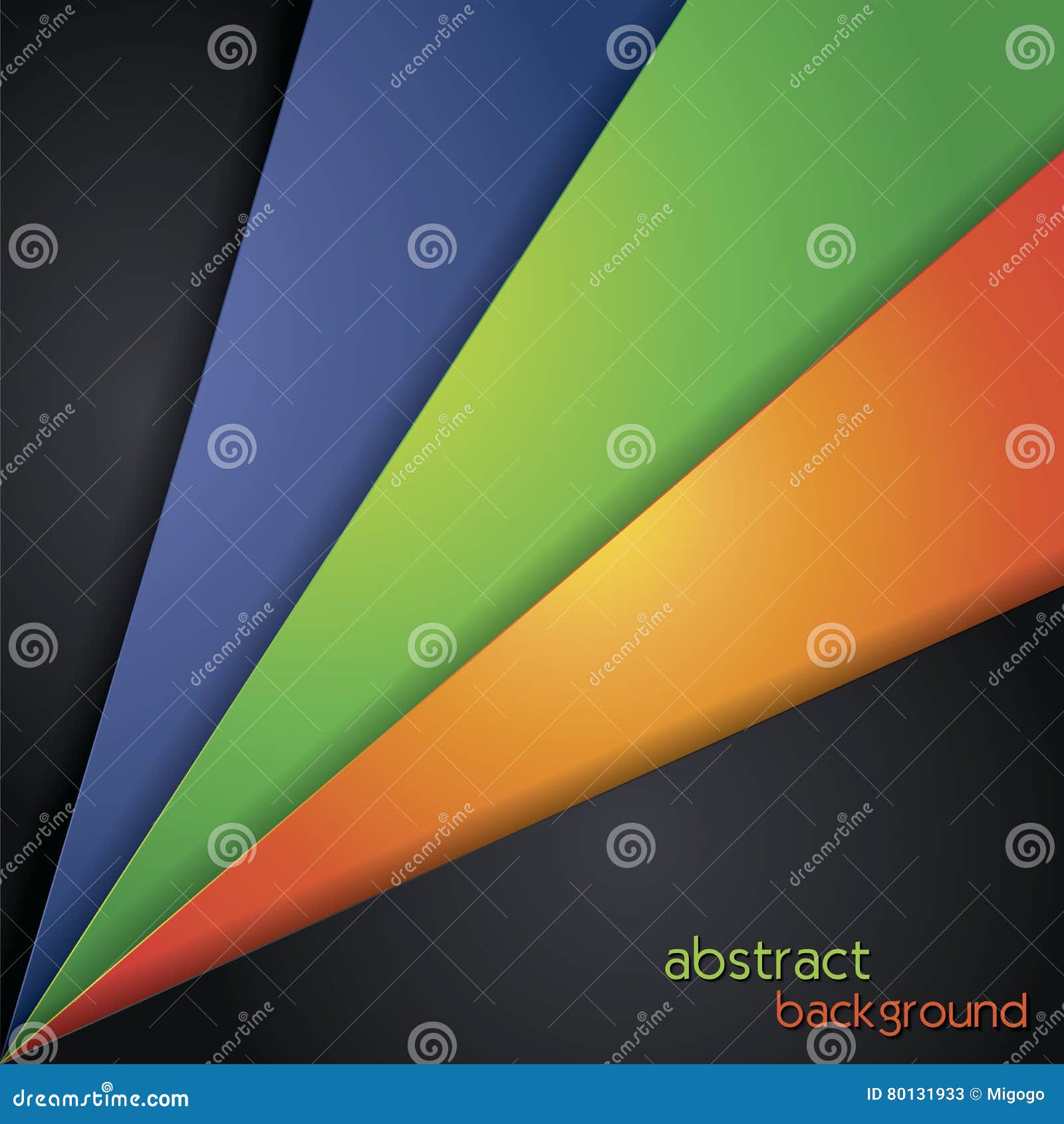 Abstract Background Vector Paper Overlay Layer Stock Vector ...