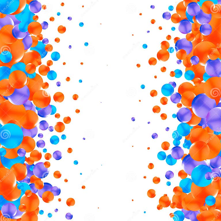 Abstract Background. Vector Photo Frame. Colored Balls. Eps 10 Stock ...