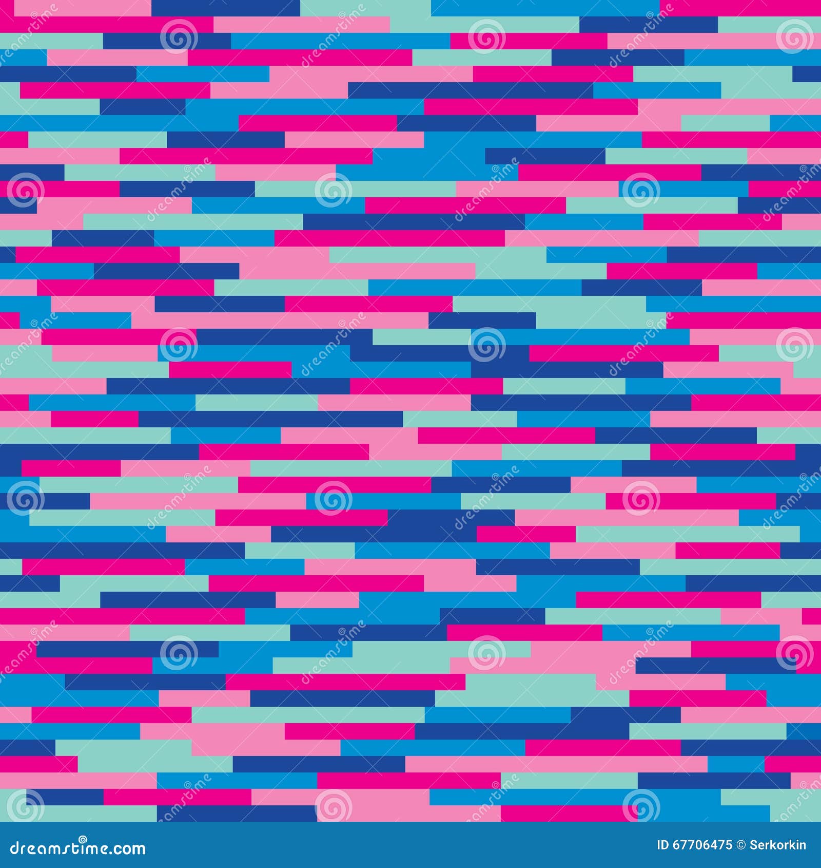 Abstract Background Vector Seamless Pattern in Glitch Style Design ...