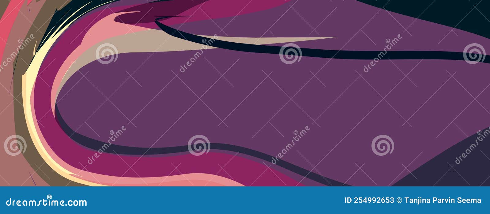 Abstract Background Wavy Background, Banner Illustration Design. Stock ...