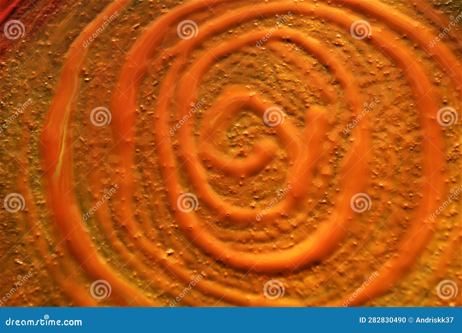 Abstract Background. the Vortex is Drawn in Orange. Stock Photo - Image ...