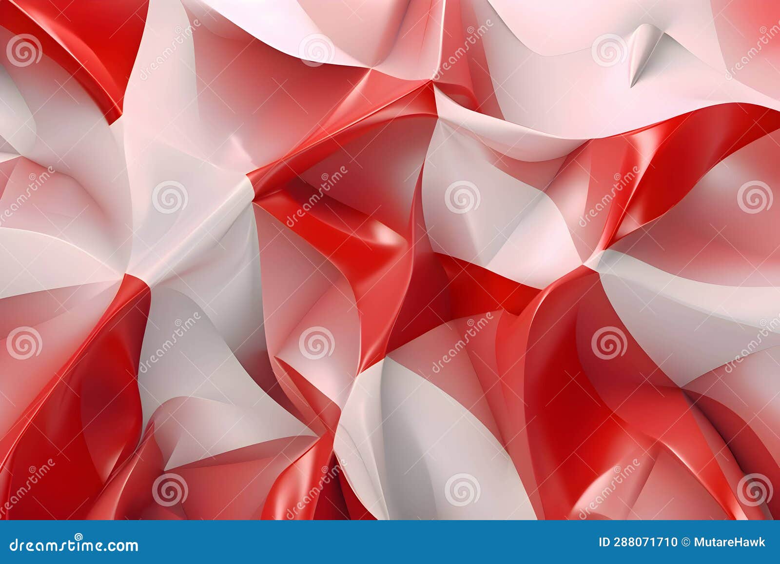 Abstract Background Wallpaper with Red and White Triangles Stock Vector ...