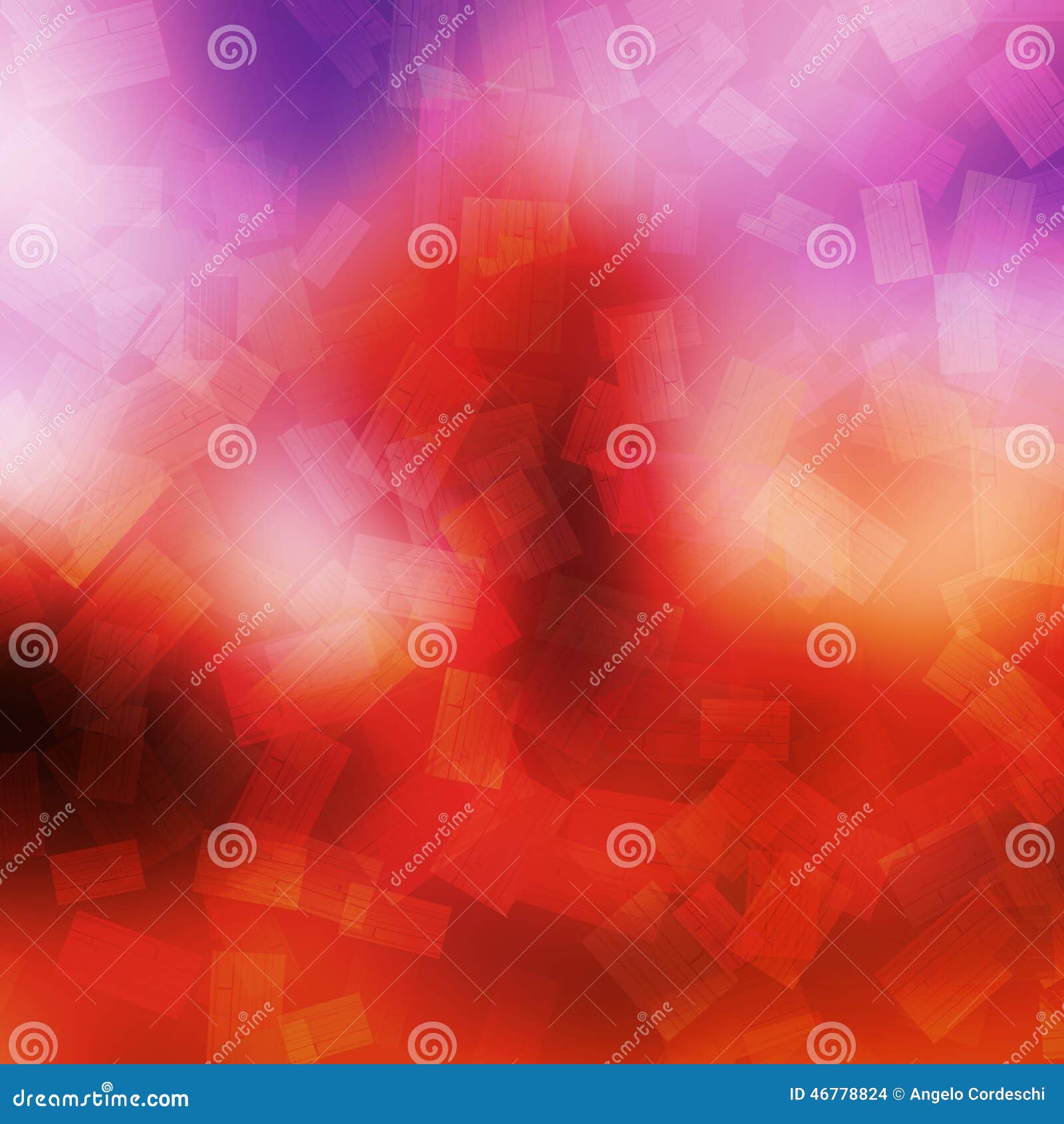 Abstract Background Warm Colors Rectangular Shapes Falling Stock ...