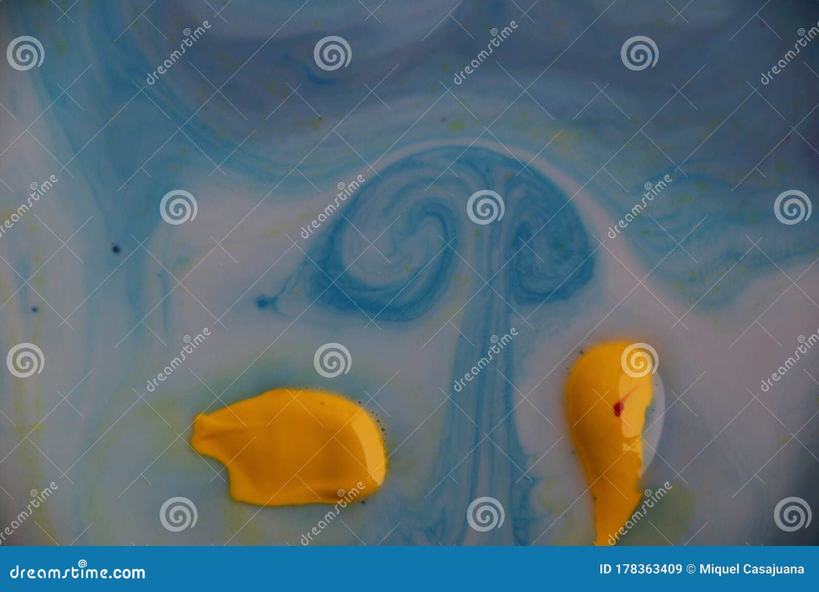 Abstract Background with Water in Blue Color Stock Image - Image of ...