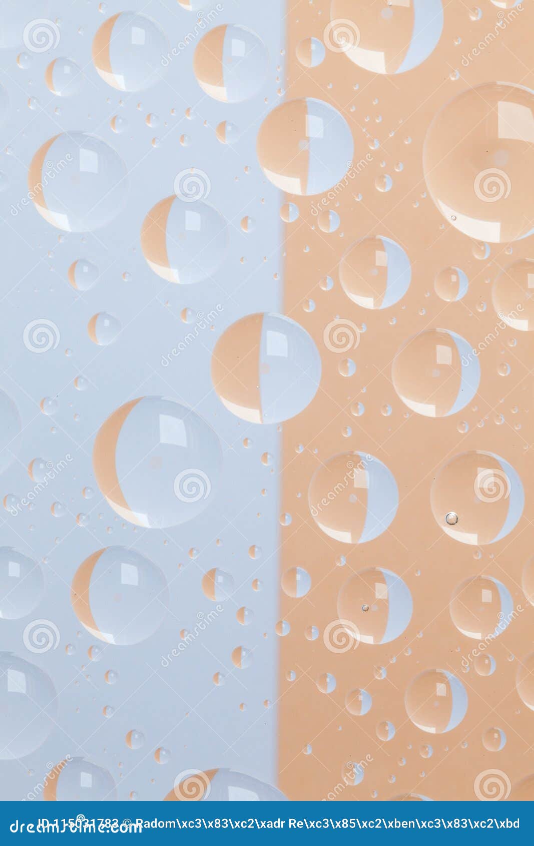 Abstract Background with Water Drops Stock Illustration - Illustration ...