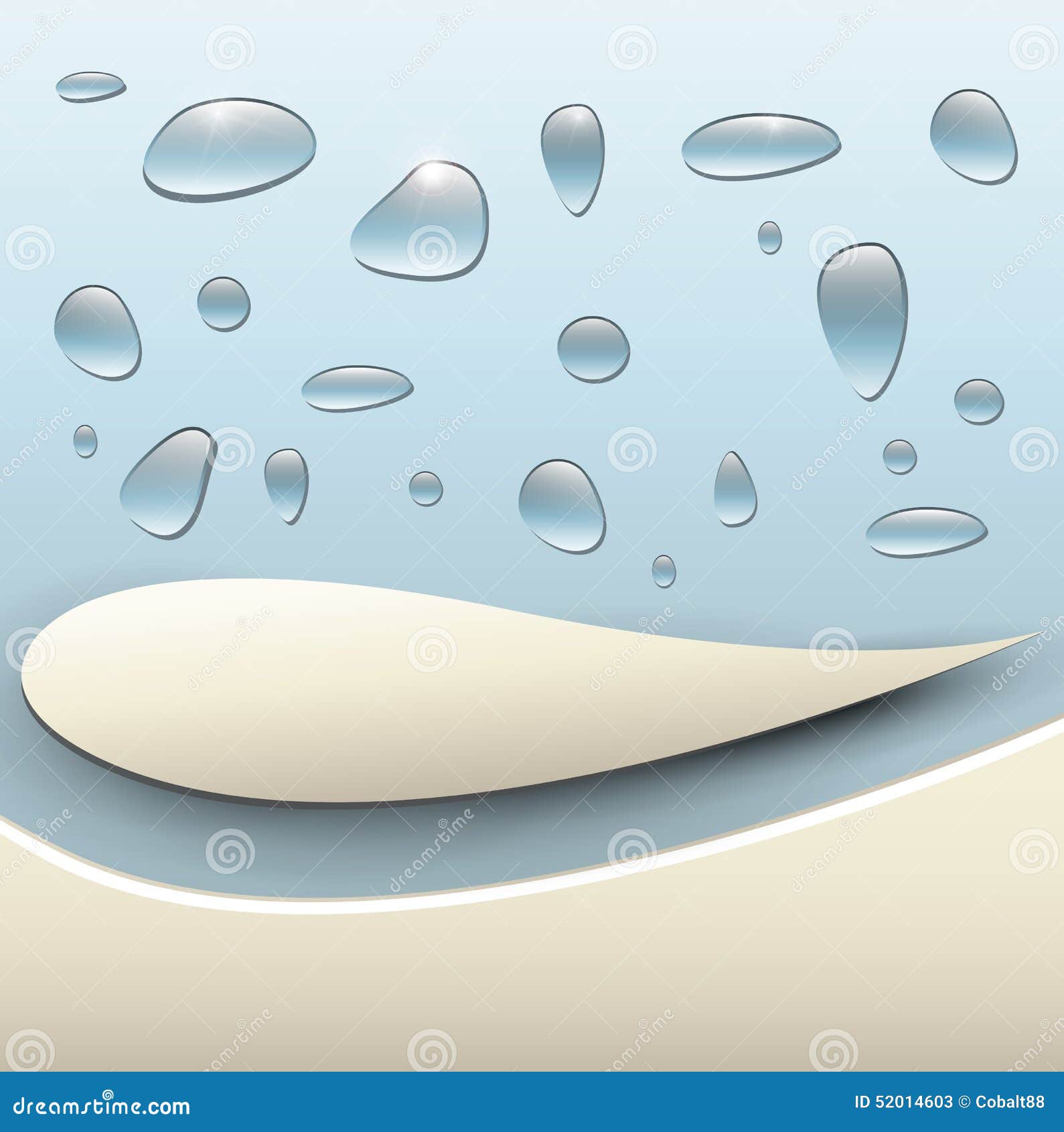 Abstract Background with Water Drops Stock Vector - Illustration of ...