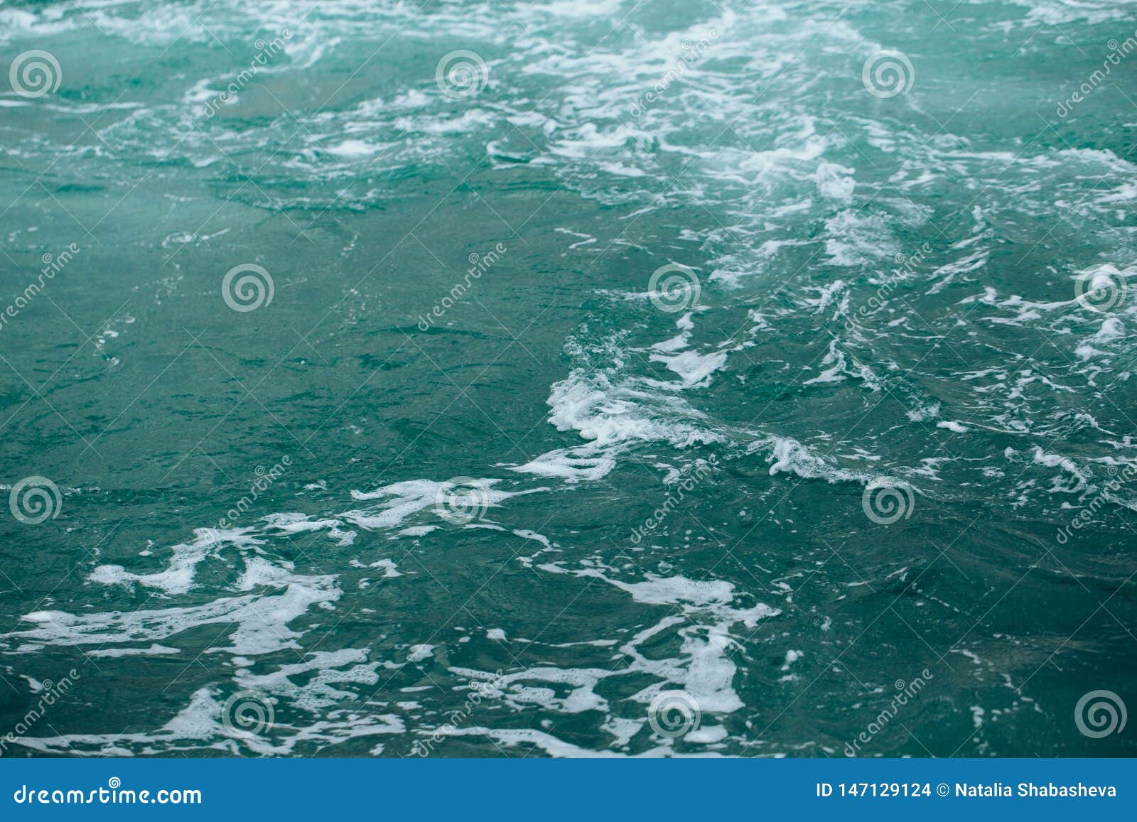 Abstract Background - Water Flows in the River or Sea Stock Photo ...
