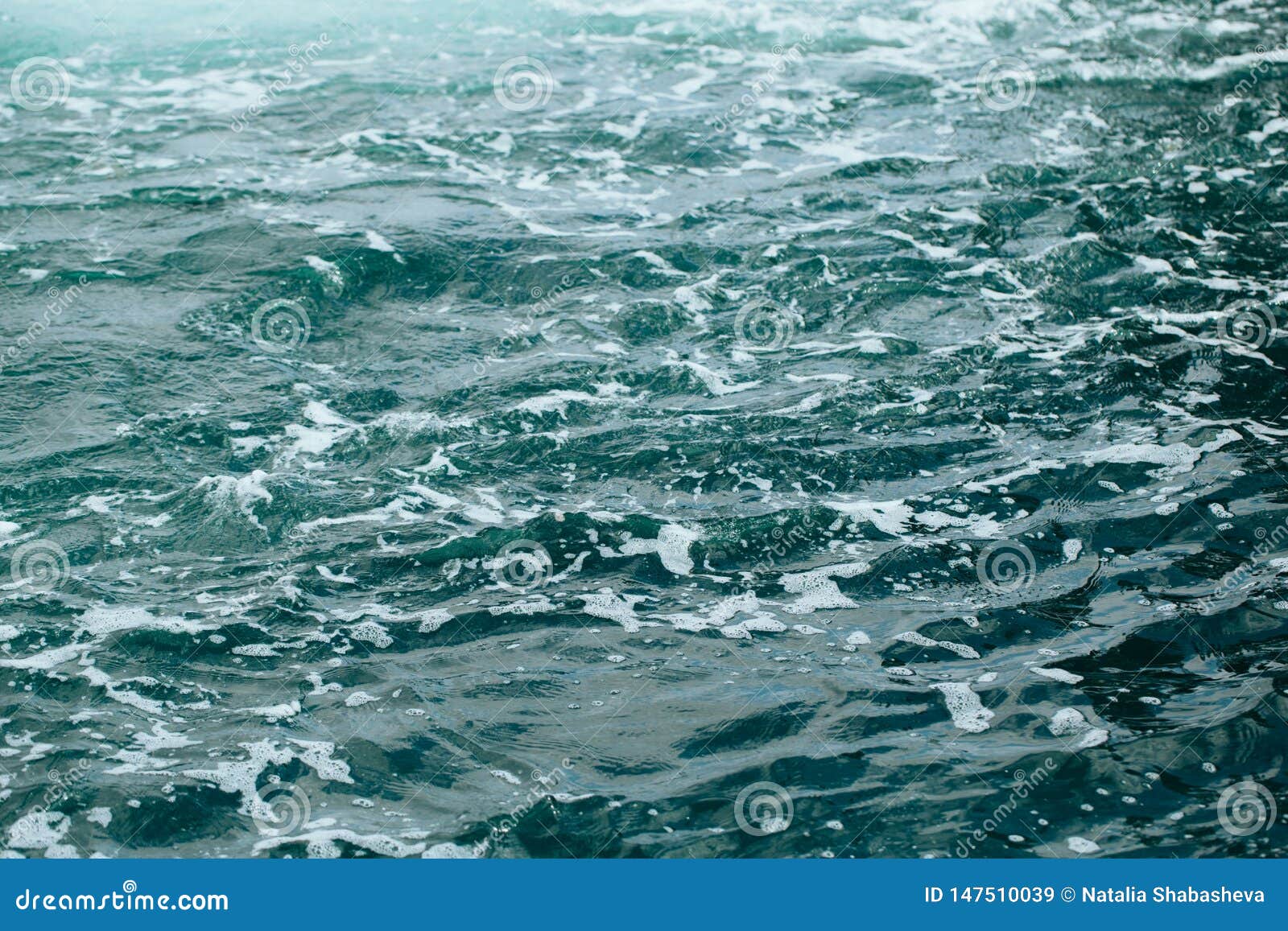 Abstract Background - Water Flows in the River or Sea Stock Image ...