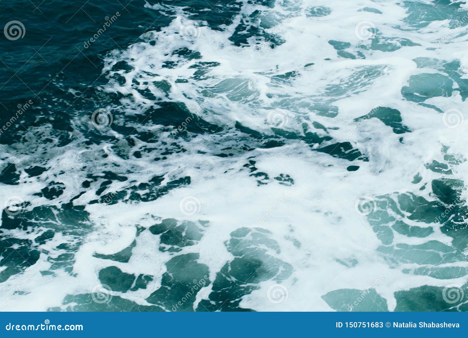 Abstract Background - Water Flows in the River or Sea Stock Image ...