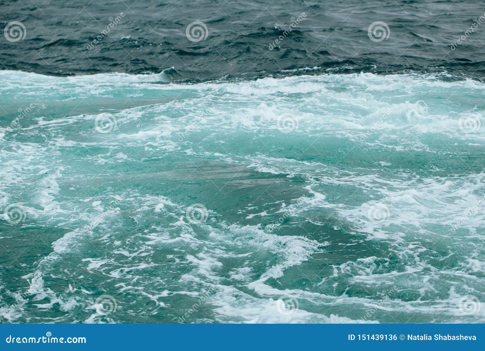 Abstract Background - Water Flows in the River or Sea Stock Photo ...