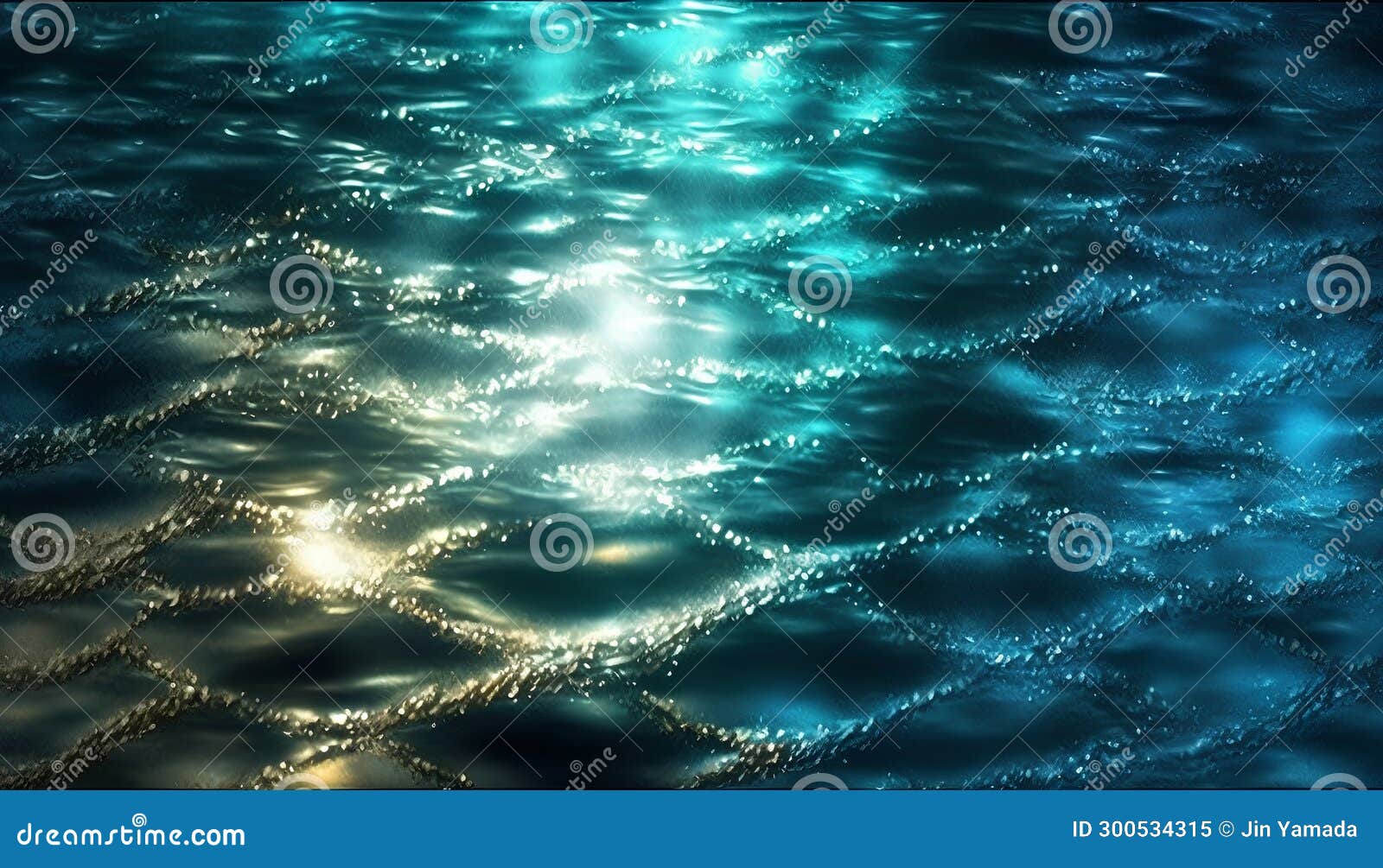 Abstract Background of Water Ripples, 3d Render Illustration. Stock ...