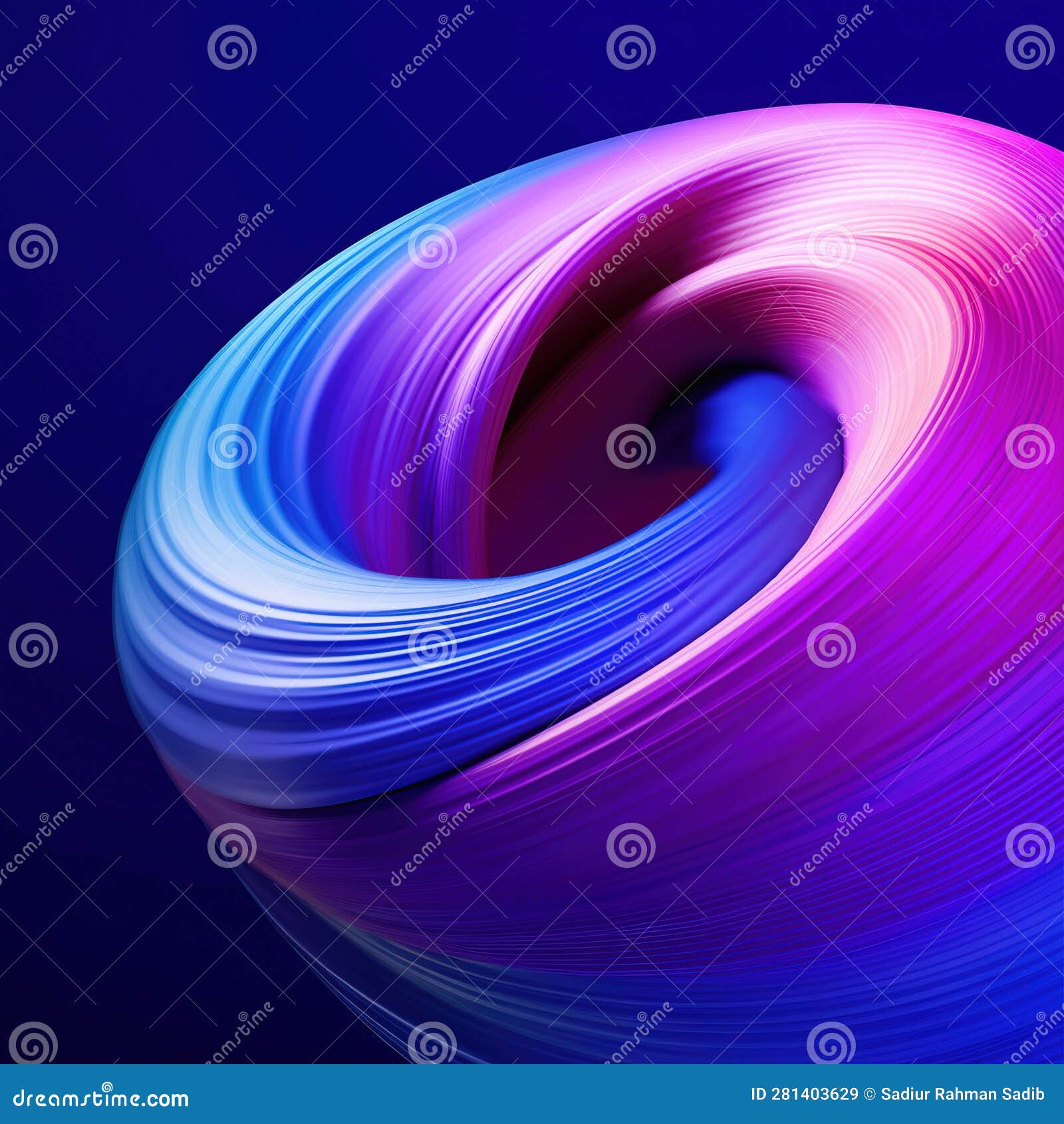 Abstract Background with Waves. Abstract Twisted Gradient Colours ...