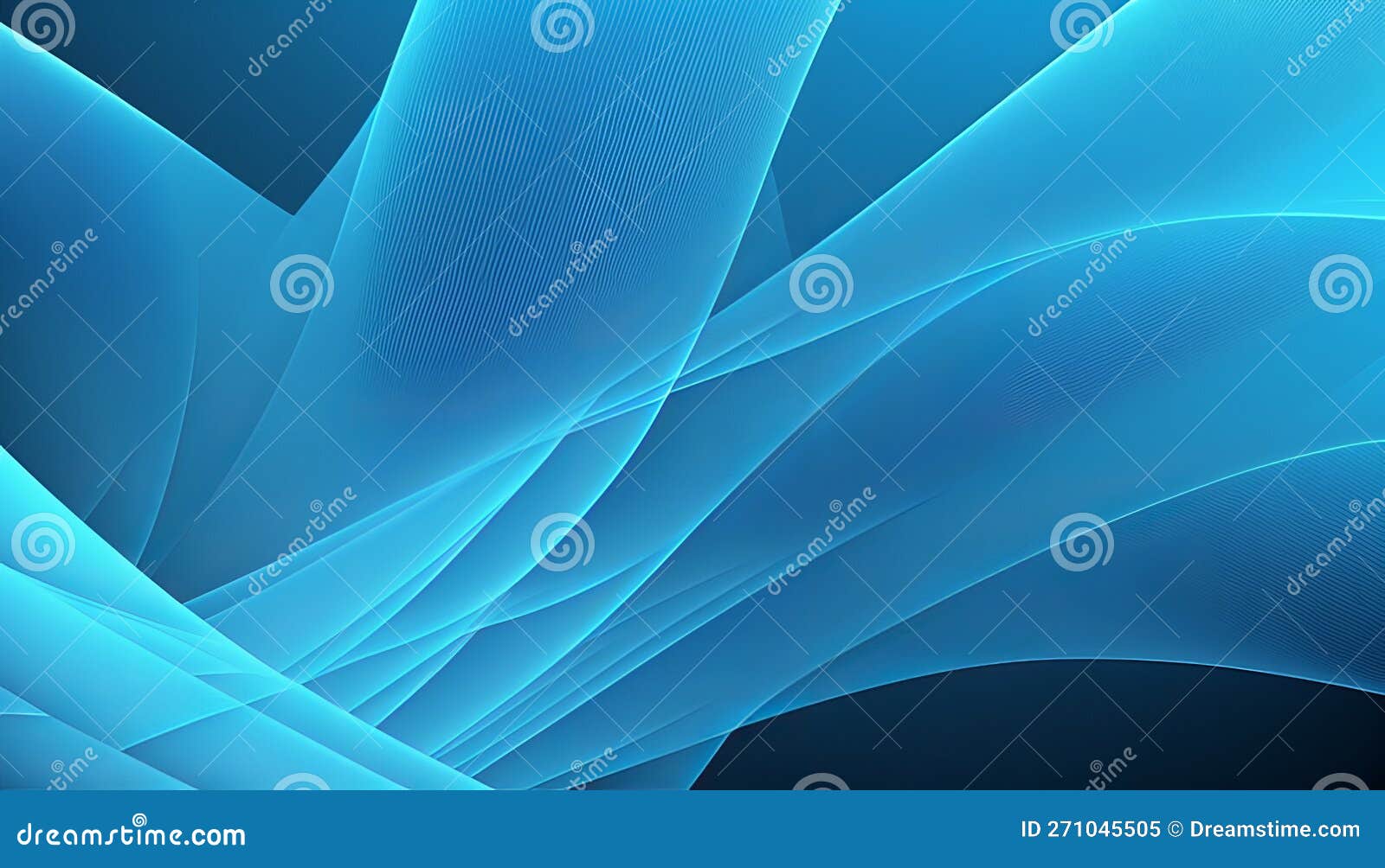 Abstract Background Waves Blue Color. UI UX Design. Stock Illustration ...