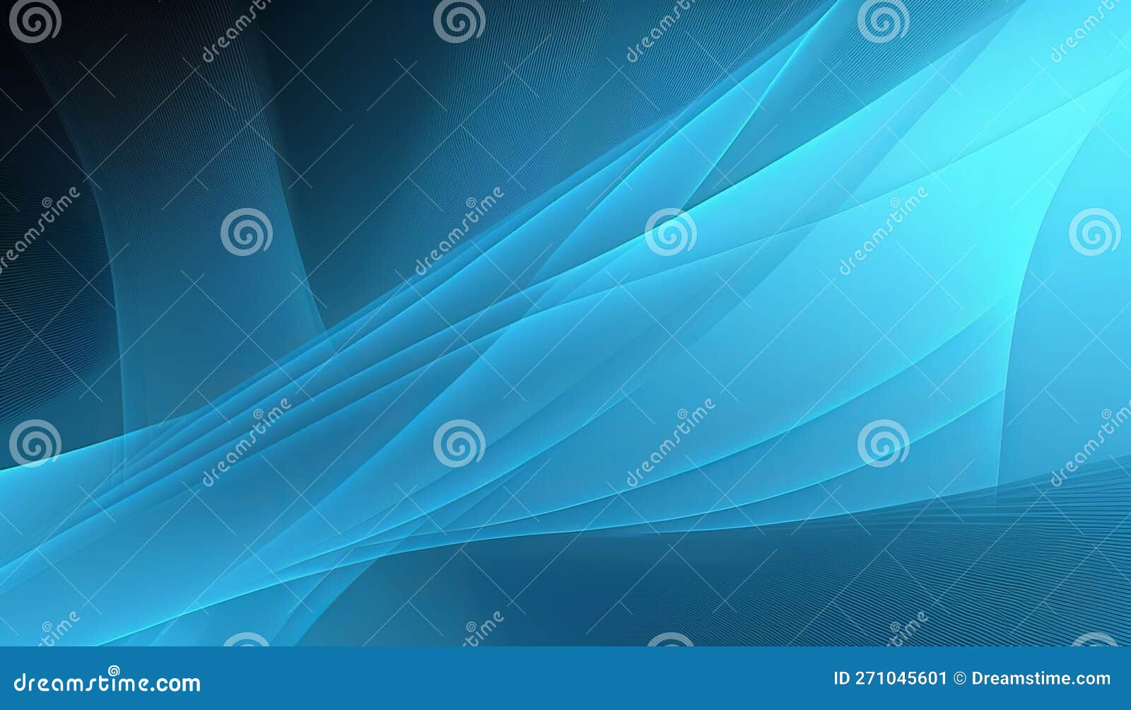 Abstract Background Waves Blue Color. UI UX Design. Stock Illustration ...