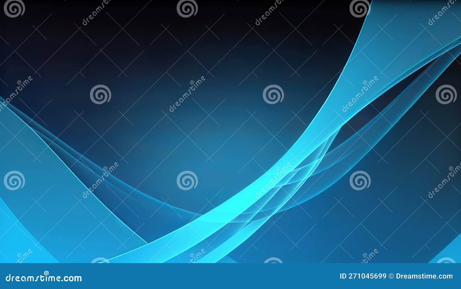 Abstract Background Waves Blue Color. UI UX Design. Stock Image - Image ...