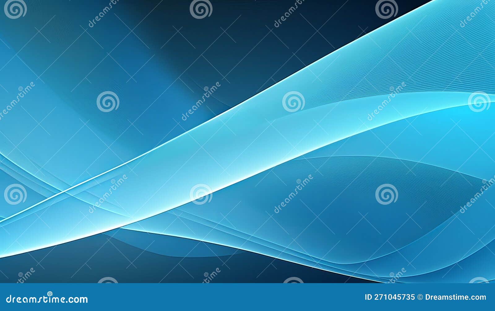 Abstract Background Waves Blue Color. UI UX Design. Stock Illustration ...