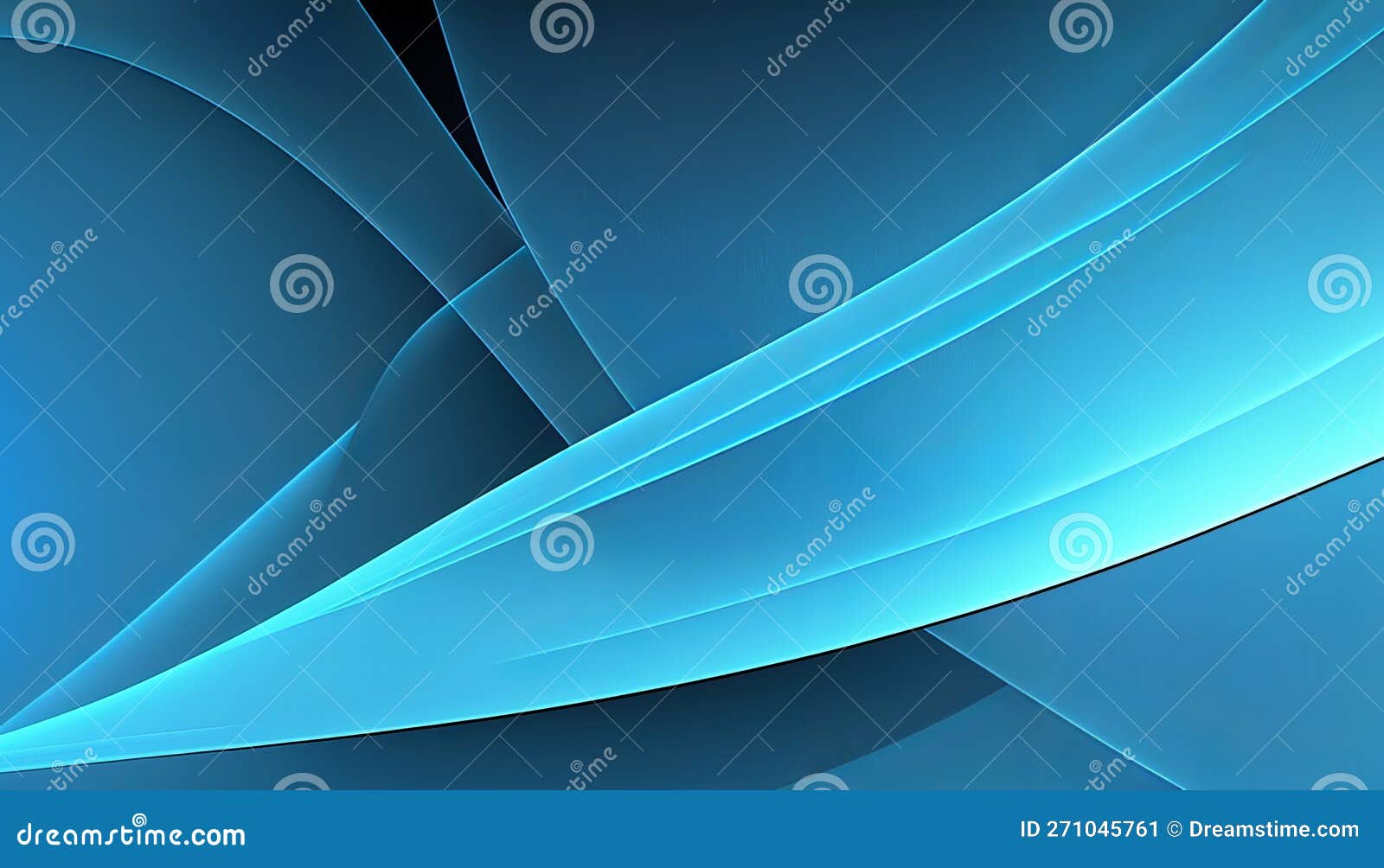 Abstract Background Waves Blue Color. UI UX Design. Stock Illustration ...