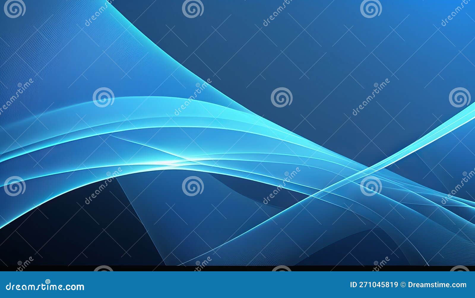 Abstract Background Waves Blue Color. UI UX Design. Stock Illustration ...