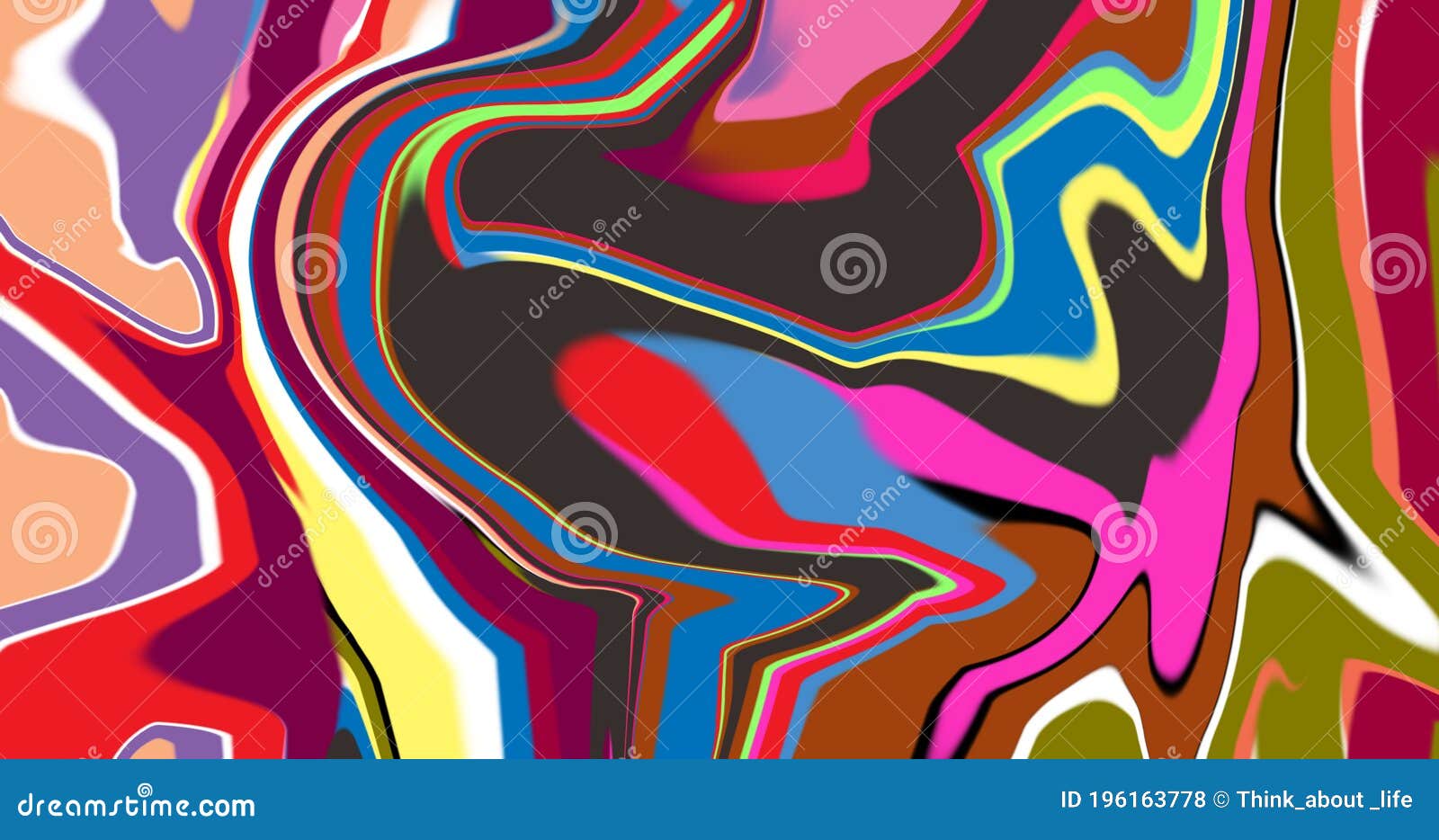 Abstract Background with Waves | Colorful Abstract Waving Texture Over ...