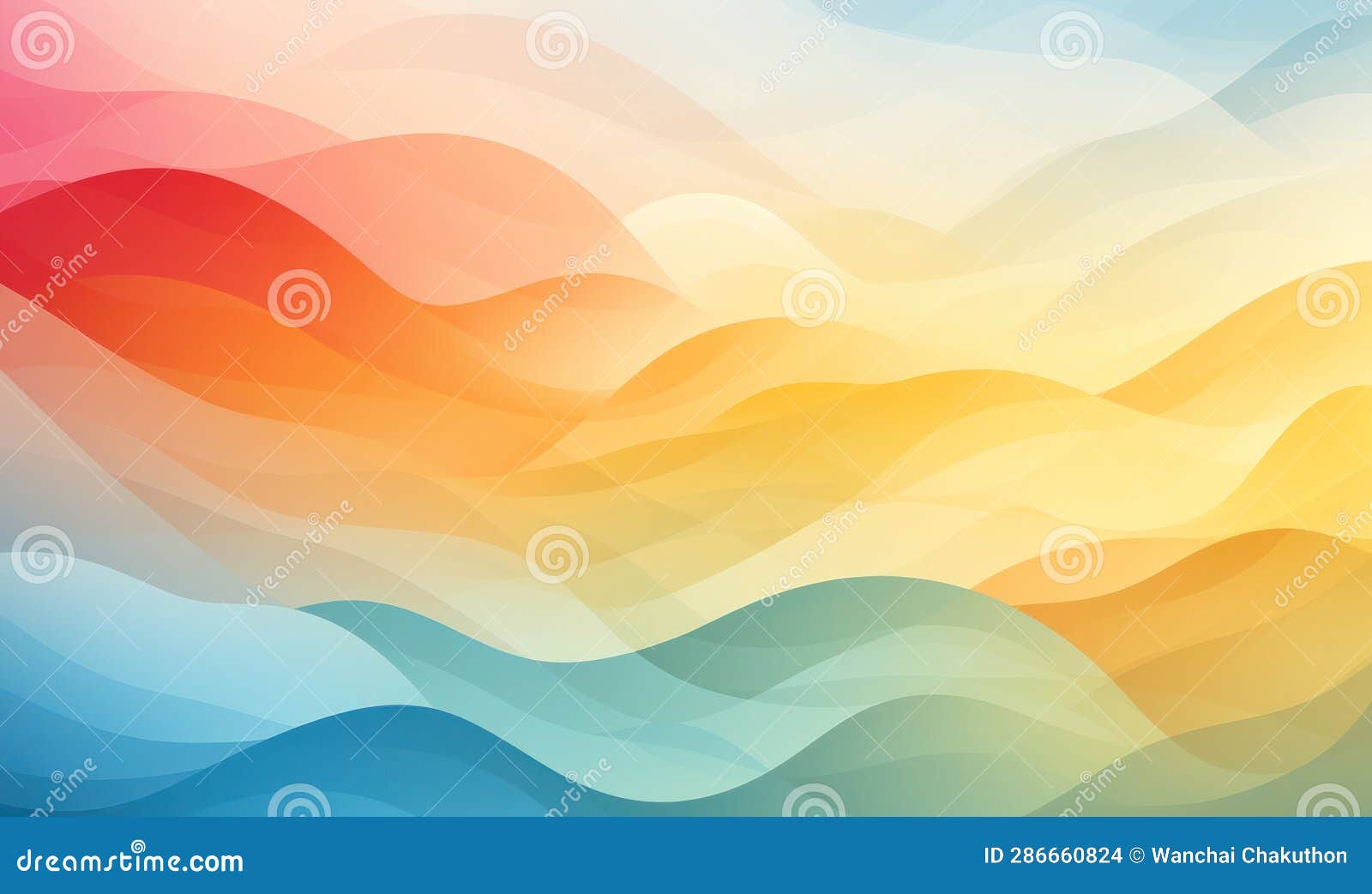 Abstract Background with Waves. Illustration. Can Be Used for Wallpaper ...