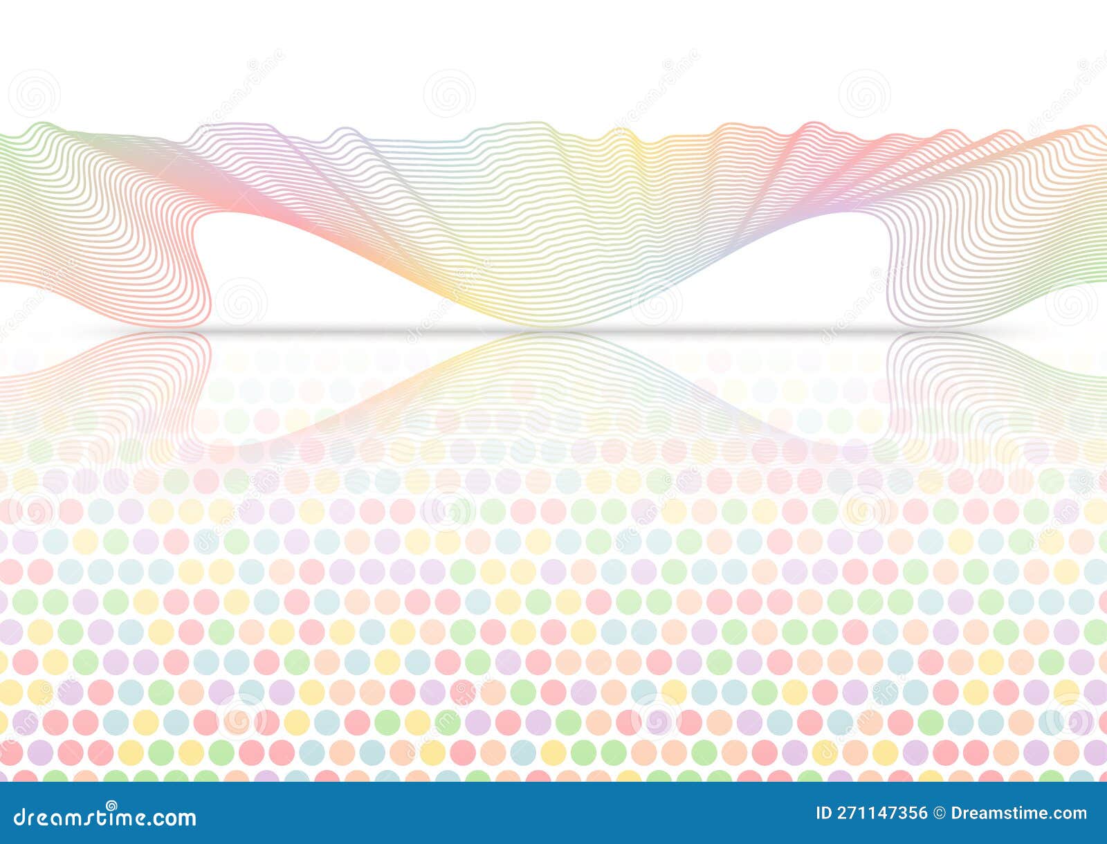 Abstract Background. Waves Line Ribbons Colorful. Vector Illustration ...