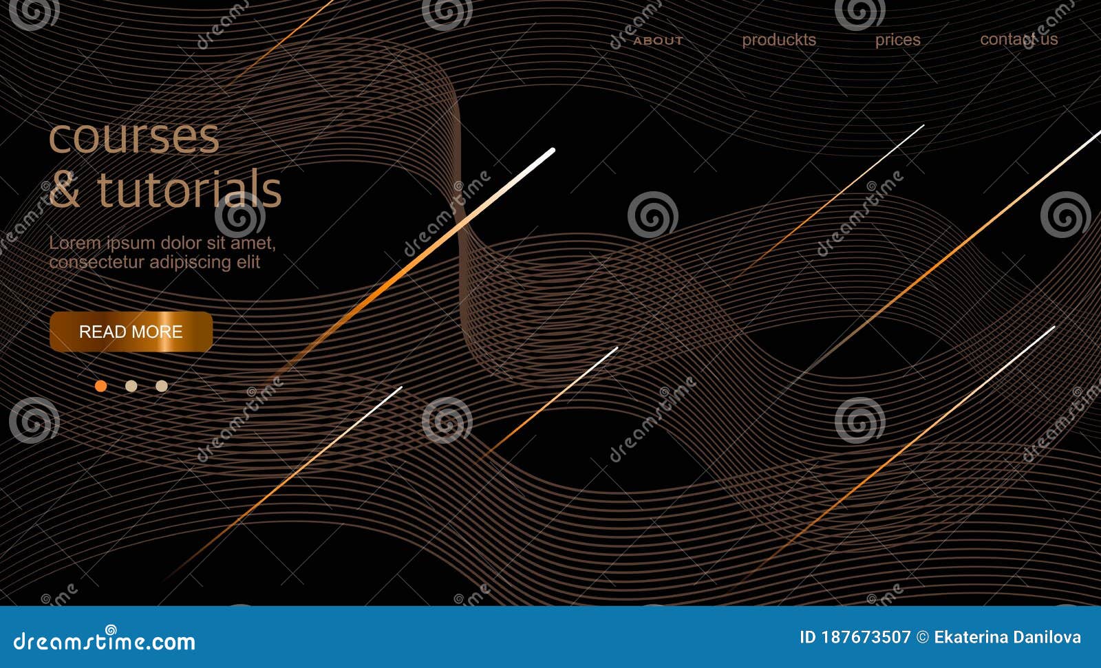 Abstract Background with Waves, Linear Pattern. Stock Vector ...