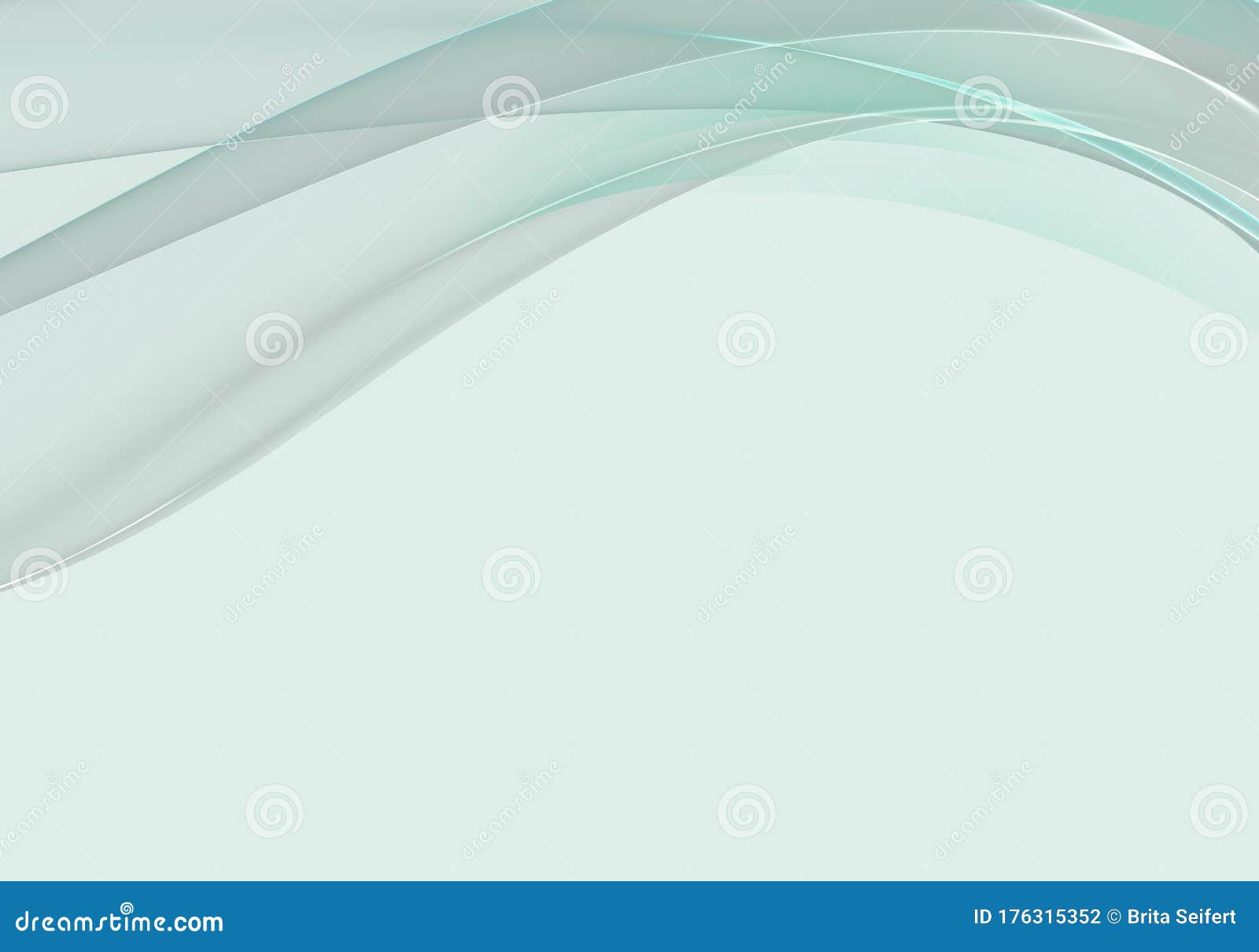 Abstract Background Waves. Mint Blue Green Abstract Background for ...