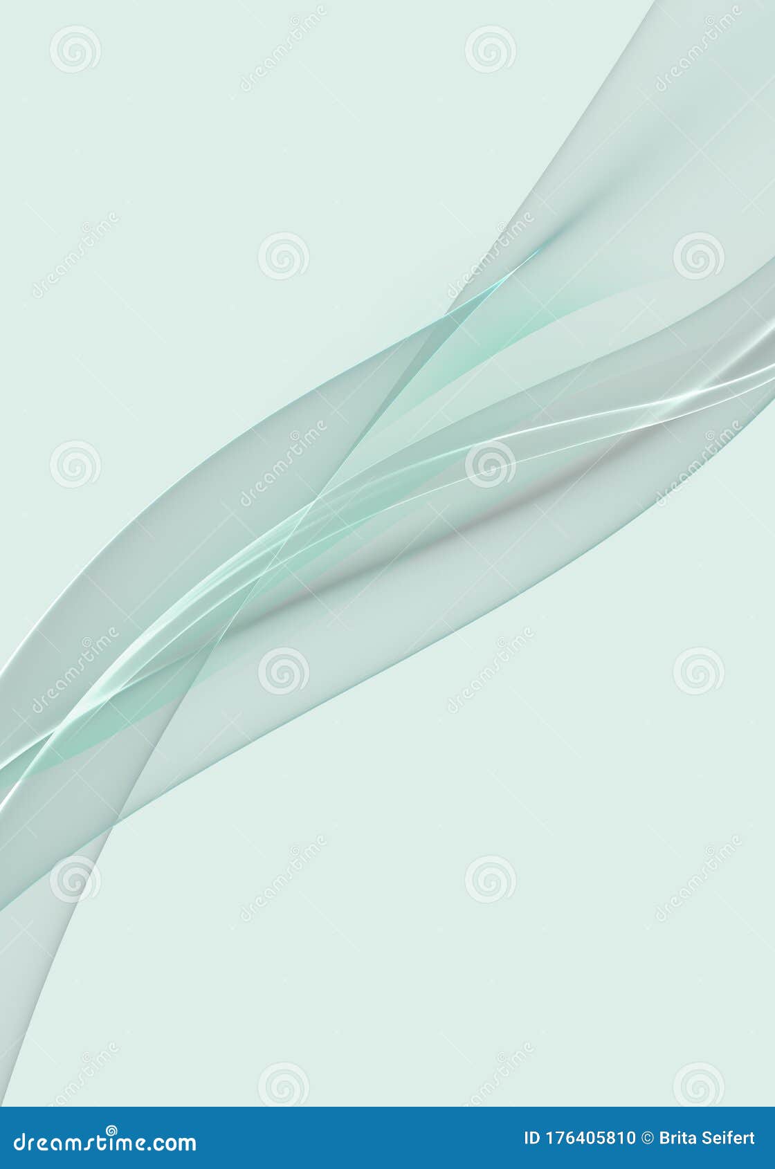 Abstract Background Waves. Mint Blue Green Abstract Background for ...