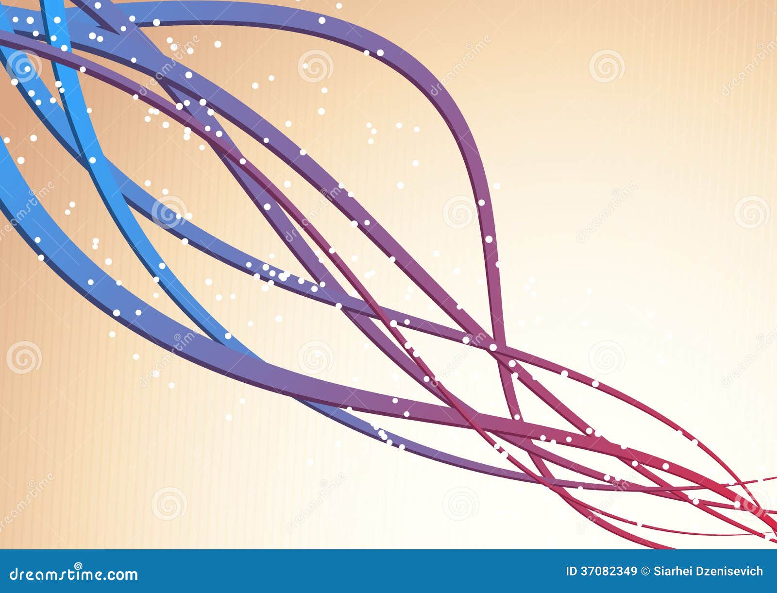 Abstract Background with Waves Streaming Stock Vector - Illustration of ...