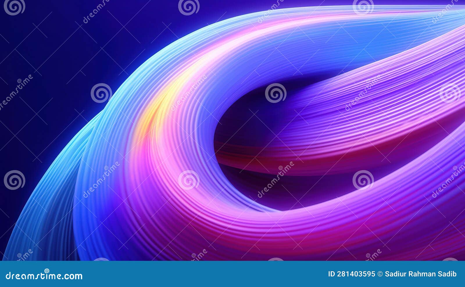 Abstract Background with Waves. Abstract Twisted Gradient Colours ...