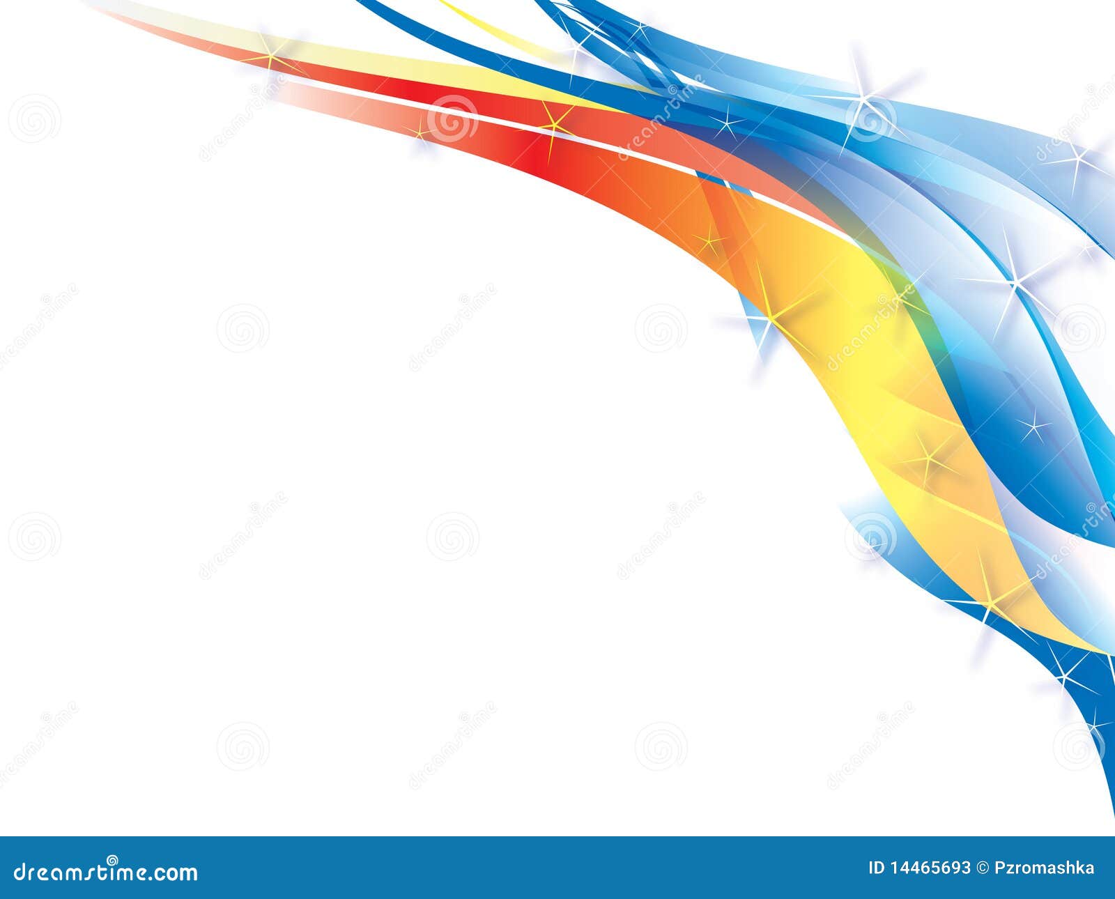 Abstract Background. Waves on a White Background Stock Illustration ...