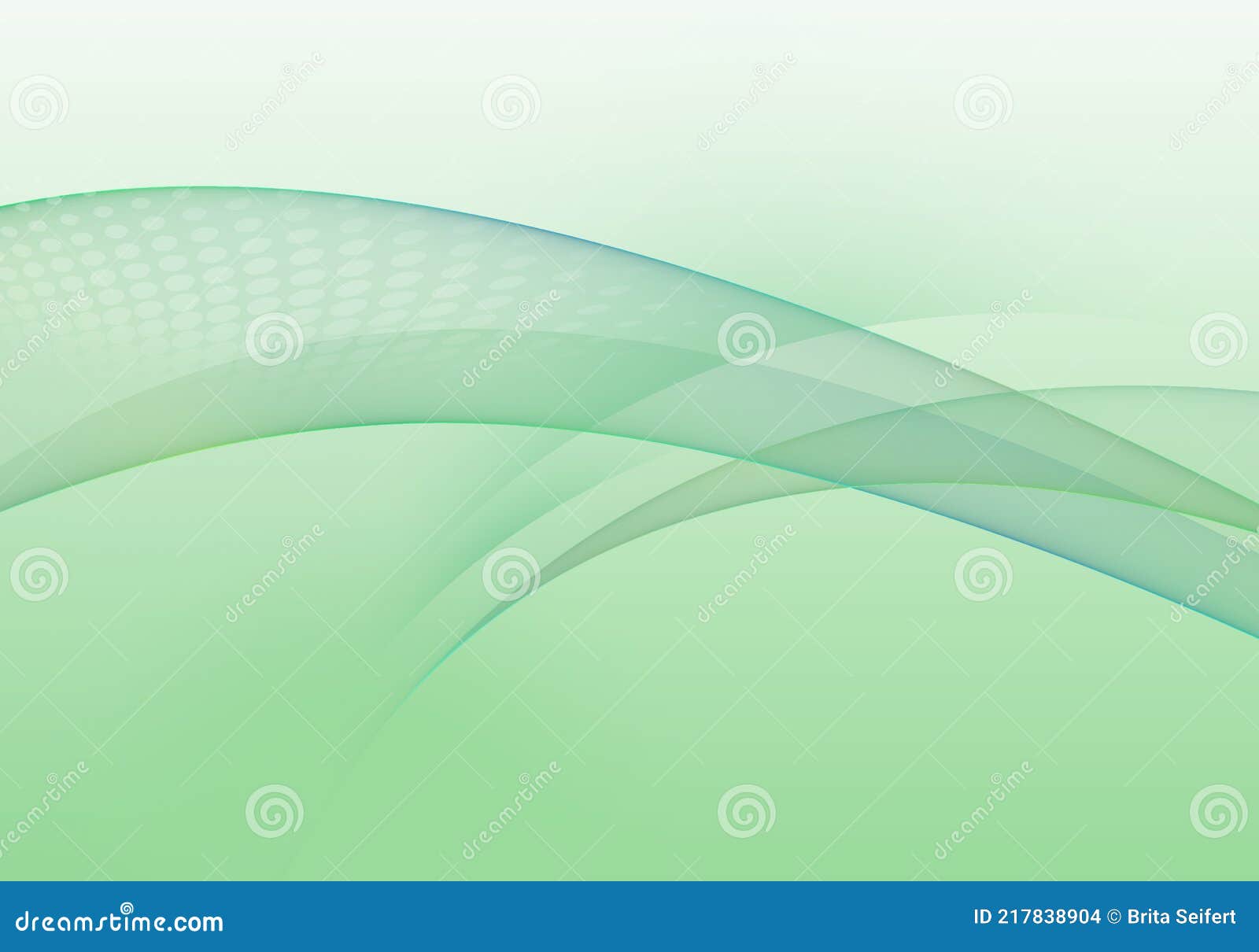 Abstract Background Waves. White, Mint Green and Blue Abstract ...