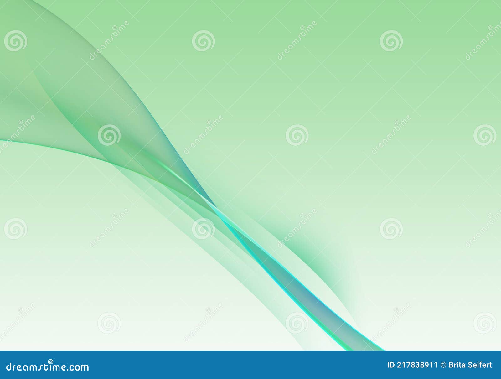 Abstract Background Waves. White, Mint Green and Blue Abstract ...