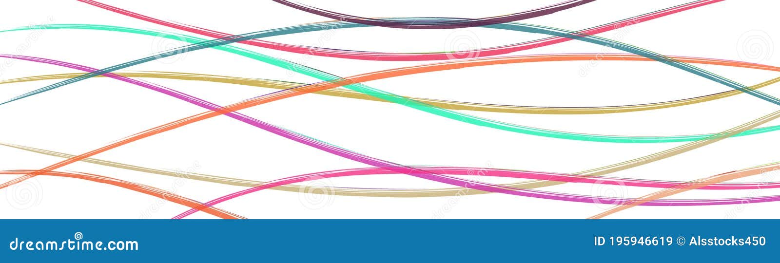 Abstract Background of Wavy Intertwining Lines Stock Vector ...