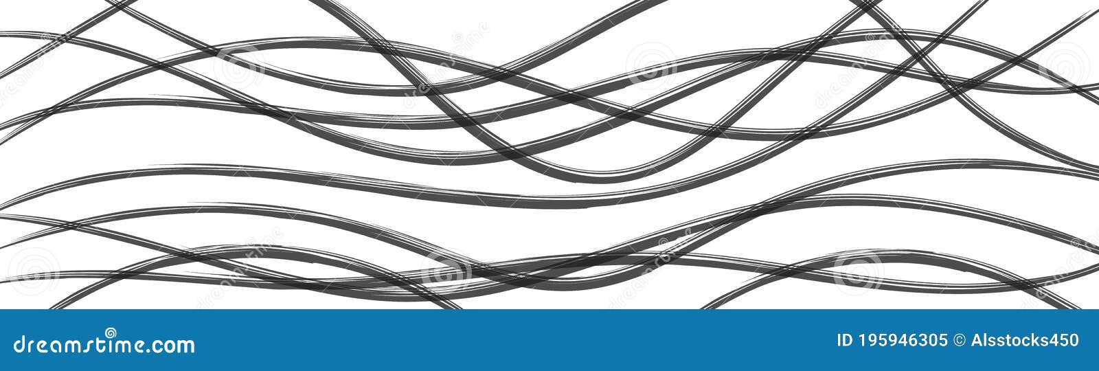 Abstract Background of Wavy Intertwining Lines Stock Vector ...