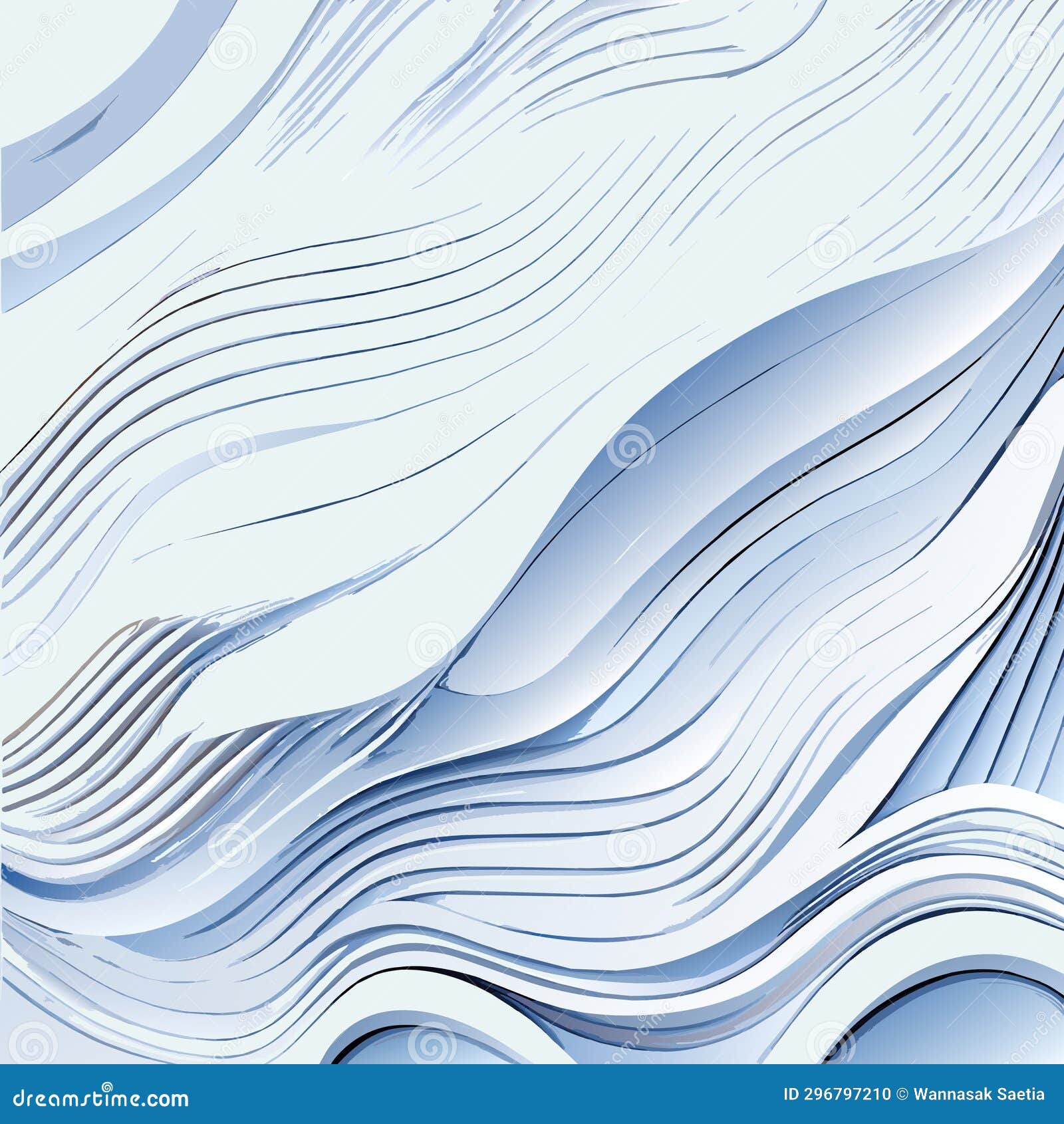 Abstract Background with Wavy Lines. Stock Illustration - Illustration ...