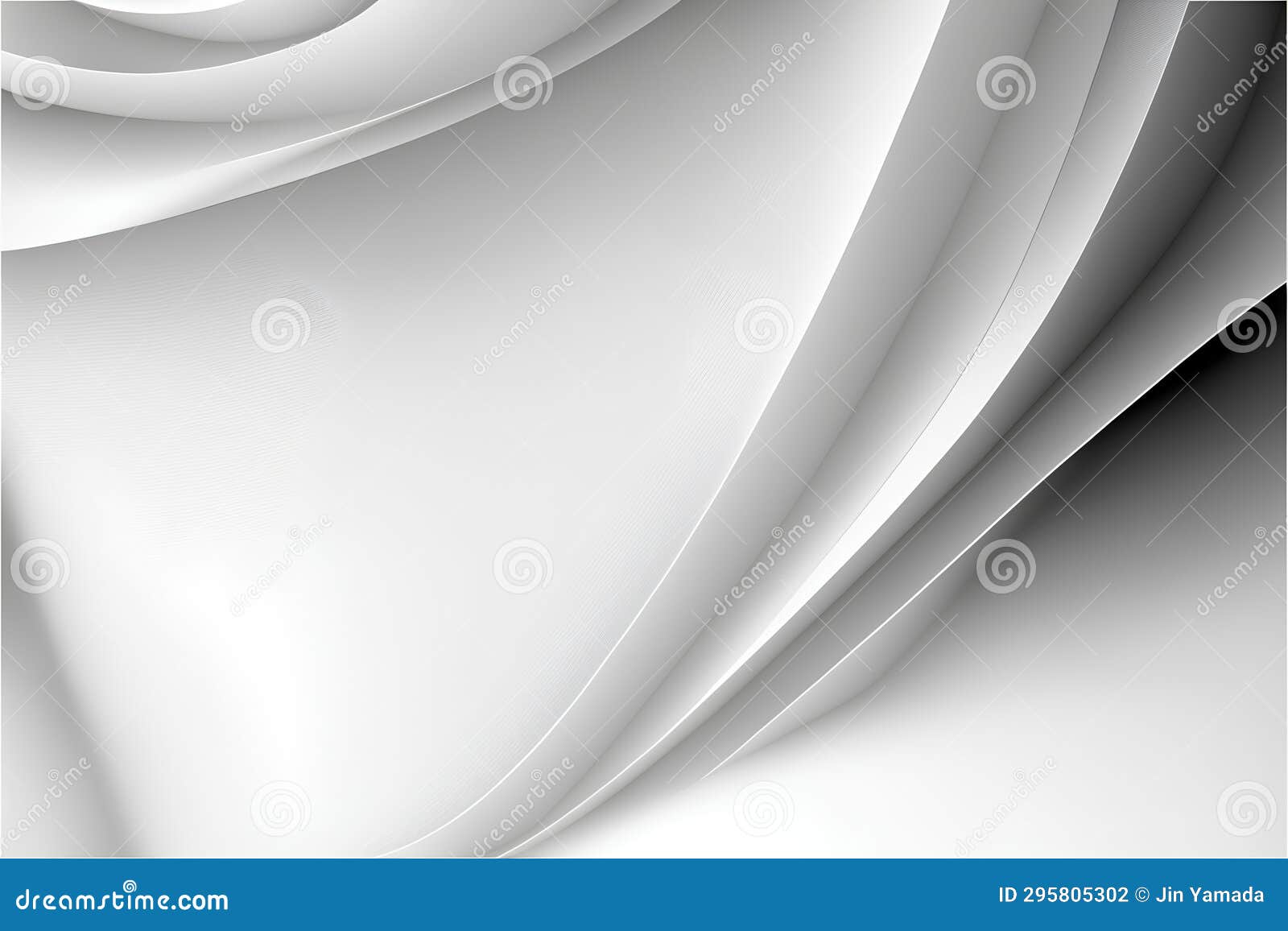 Abstract Background with Wavy White Paper Sheets. Vector Illustration ...