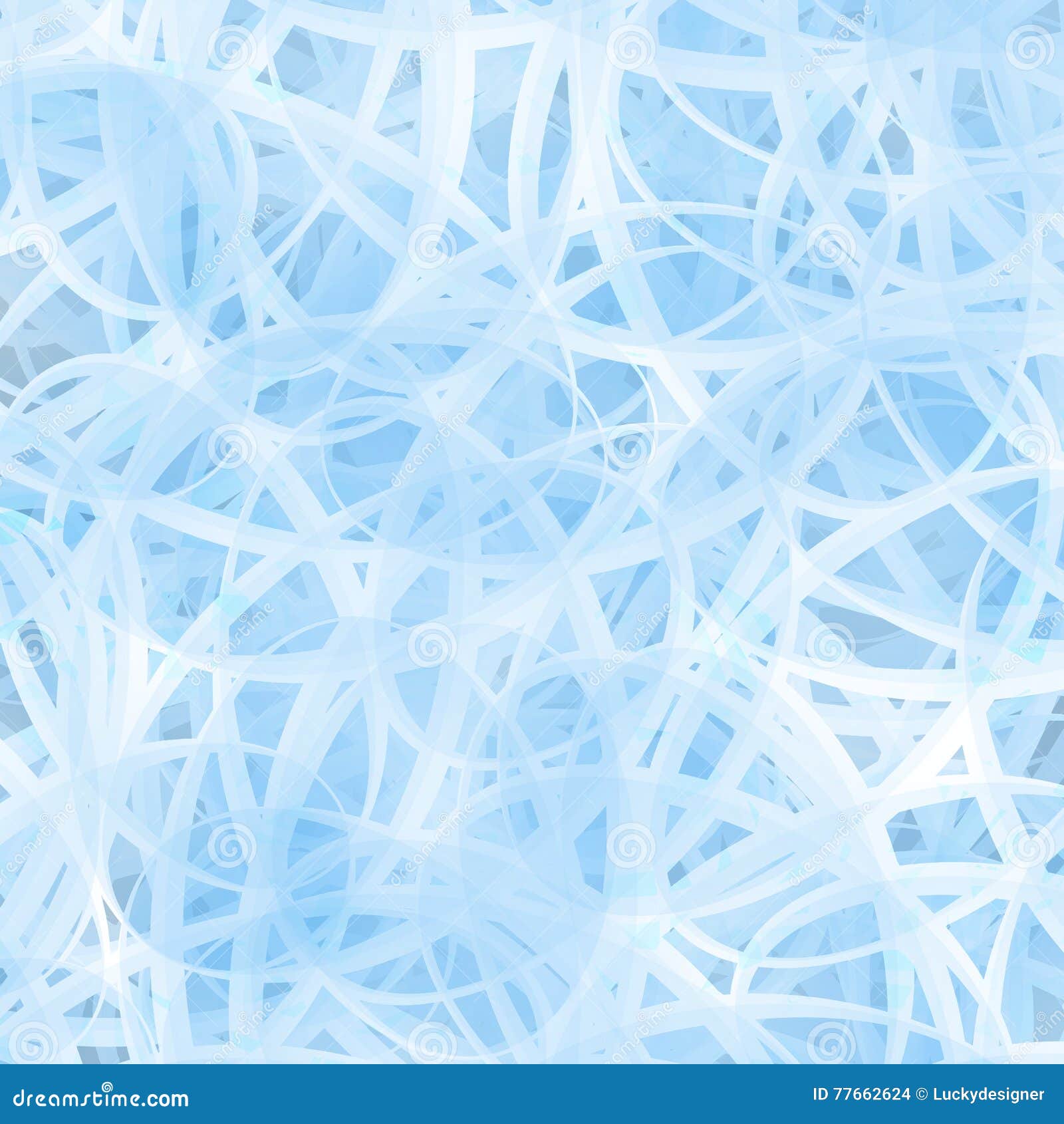 Abstract Background. White Blue Tangled Lines. Vector. Stock Vector ...