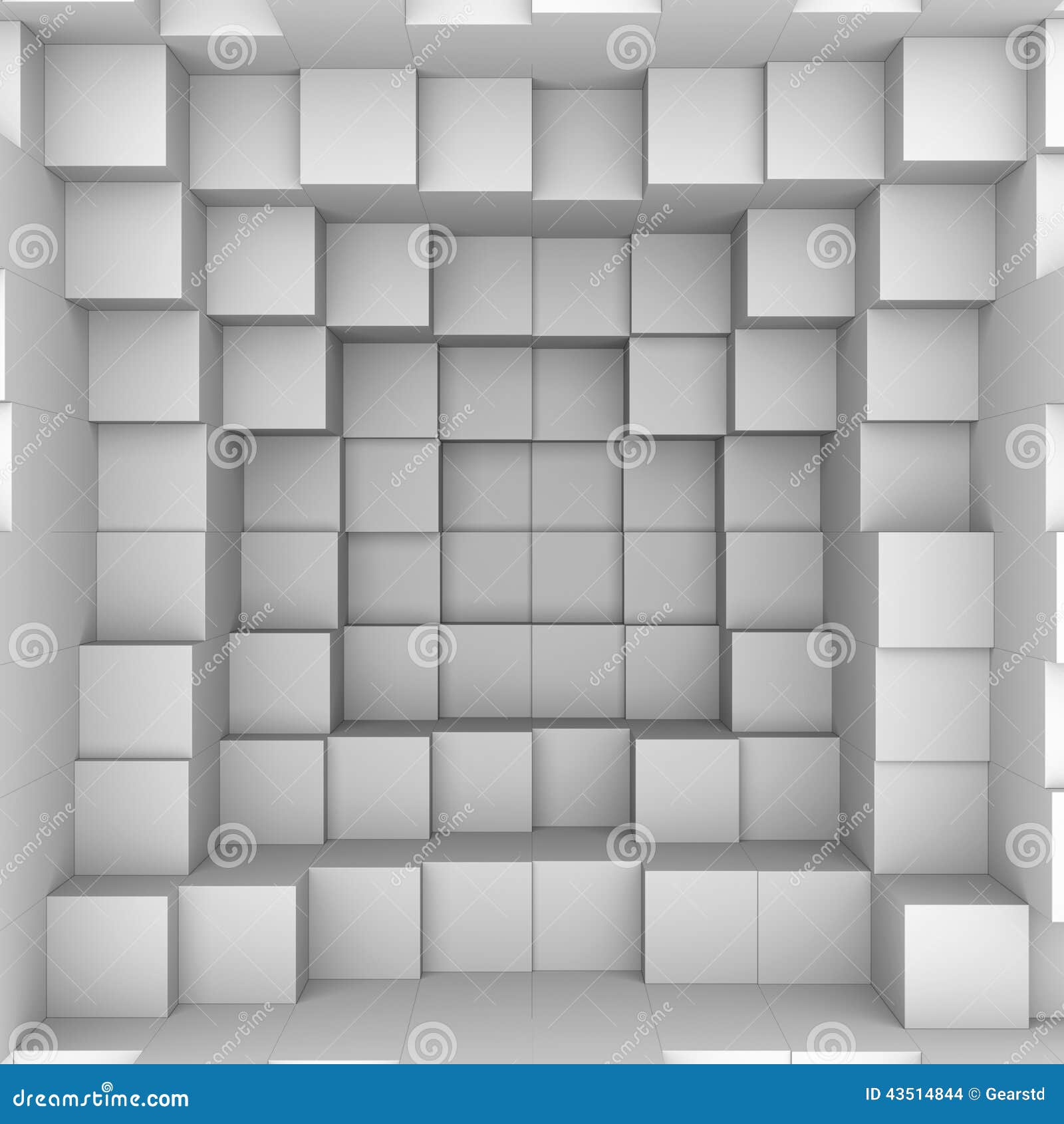 Abstract Background: White Boxes Stock Illustration - Illustration of ...