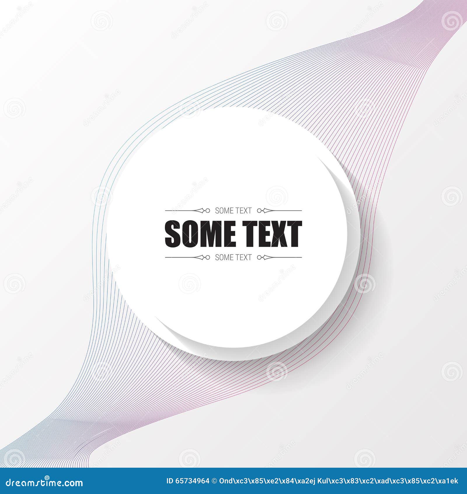 Abstract Background with White Round Text Box. Vector Stock Vector ...