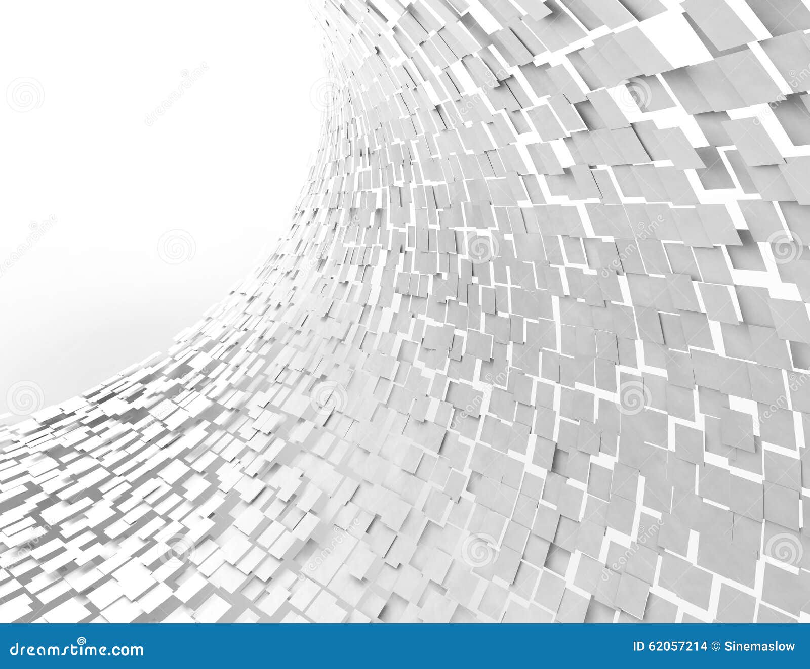 Abstract Background with White Squares Stock Illustration ...