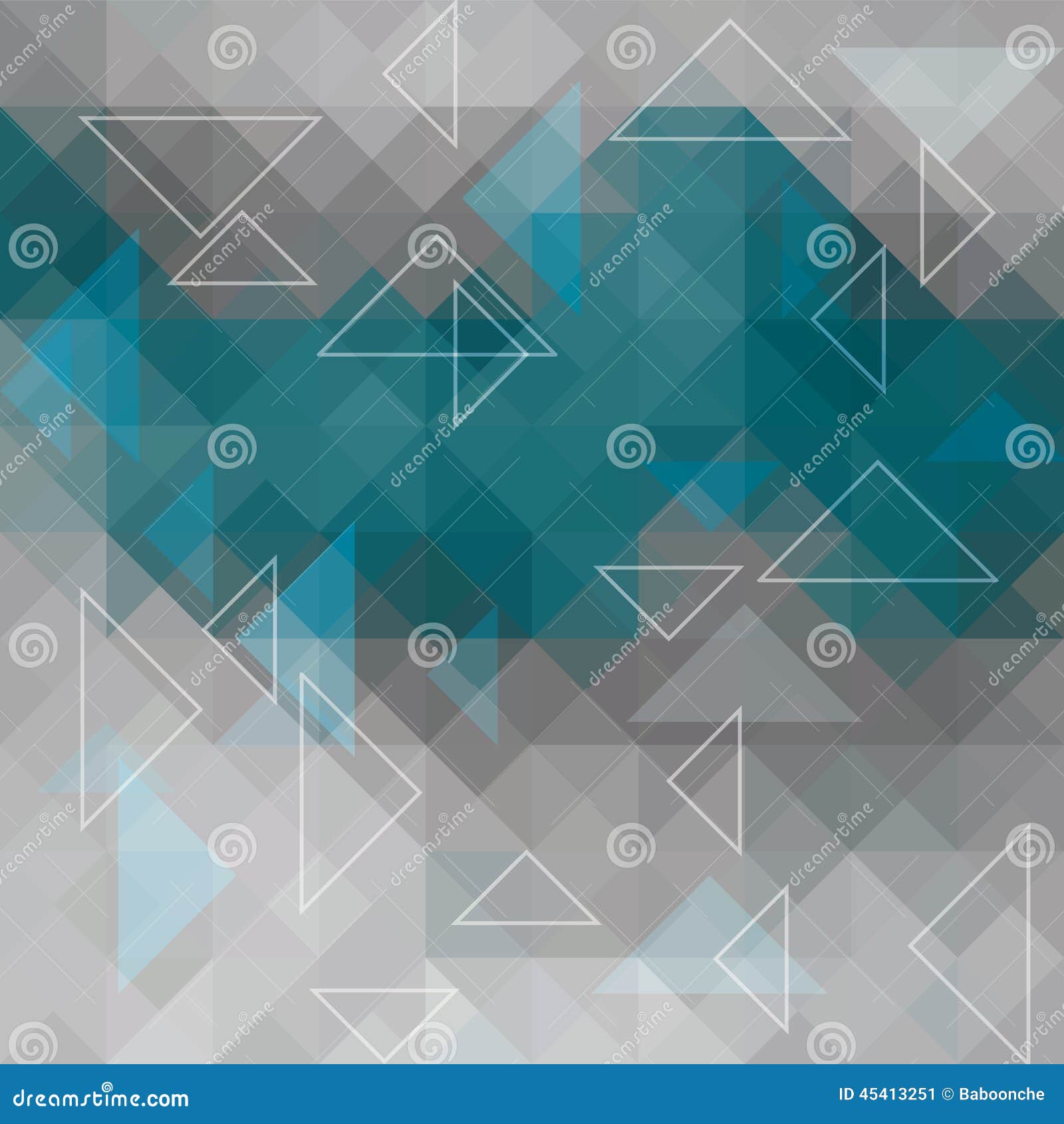 Abstract Background with White Triangles Stock Illustration ...